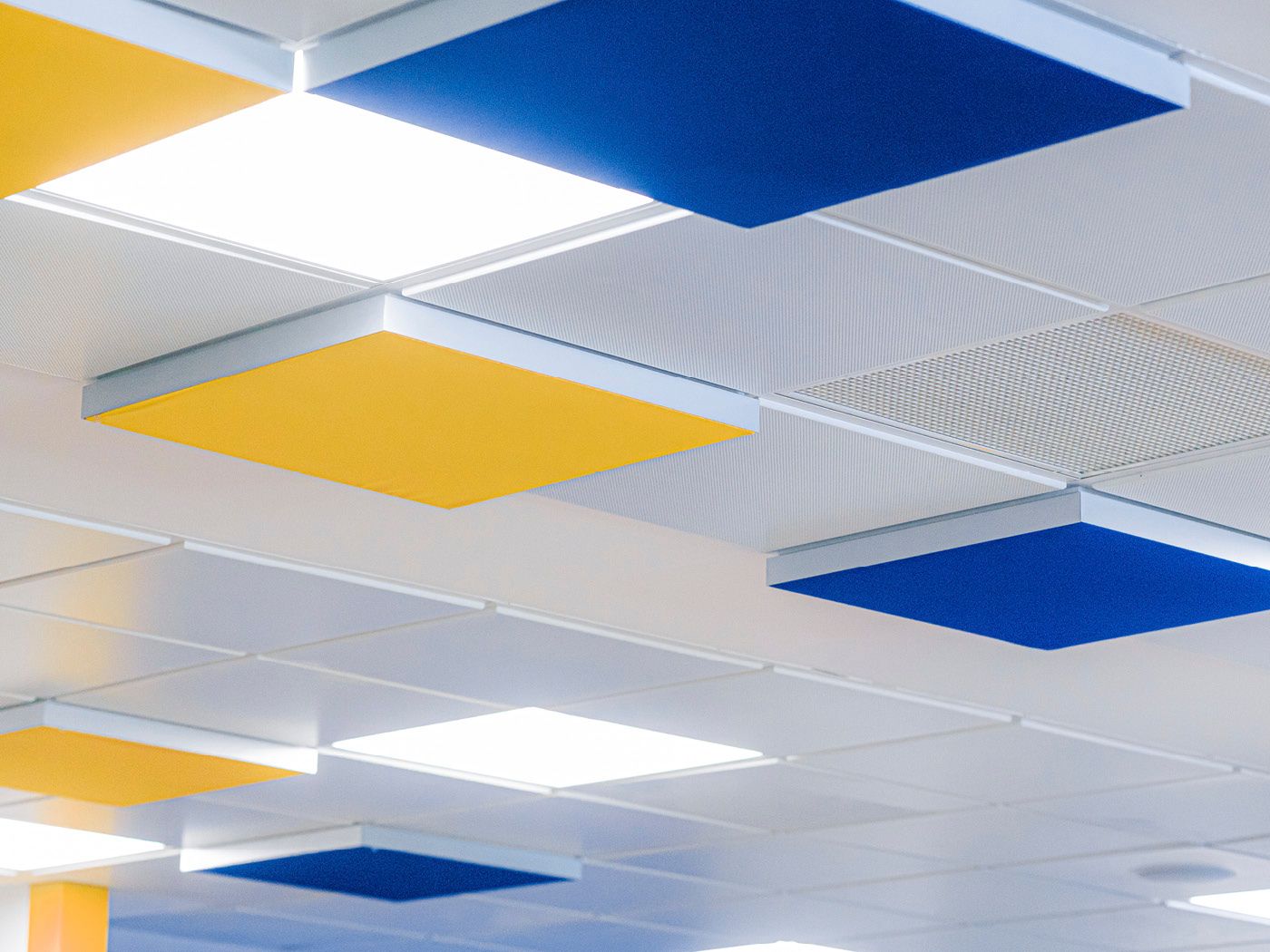 ALT Sound absorbing ceiling panels By IsolDesign