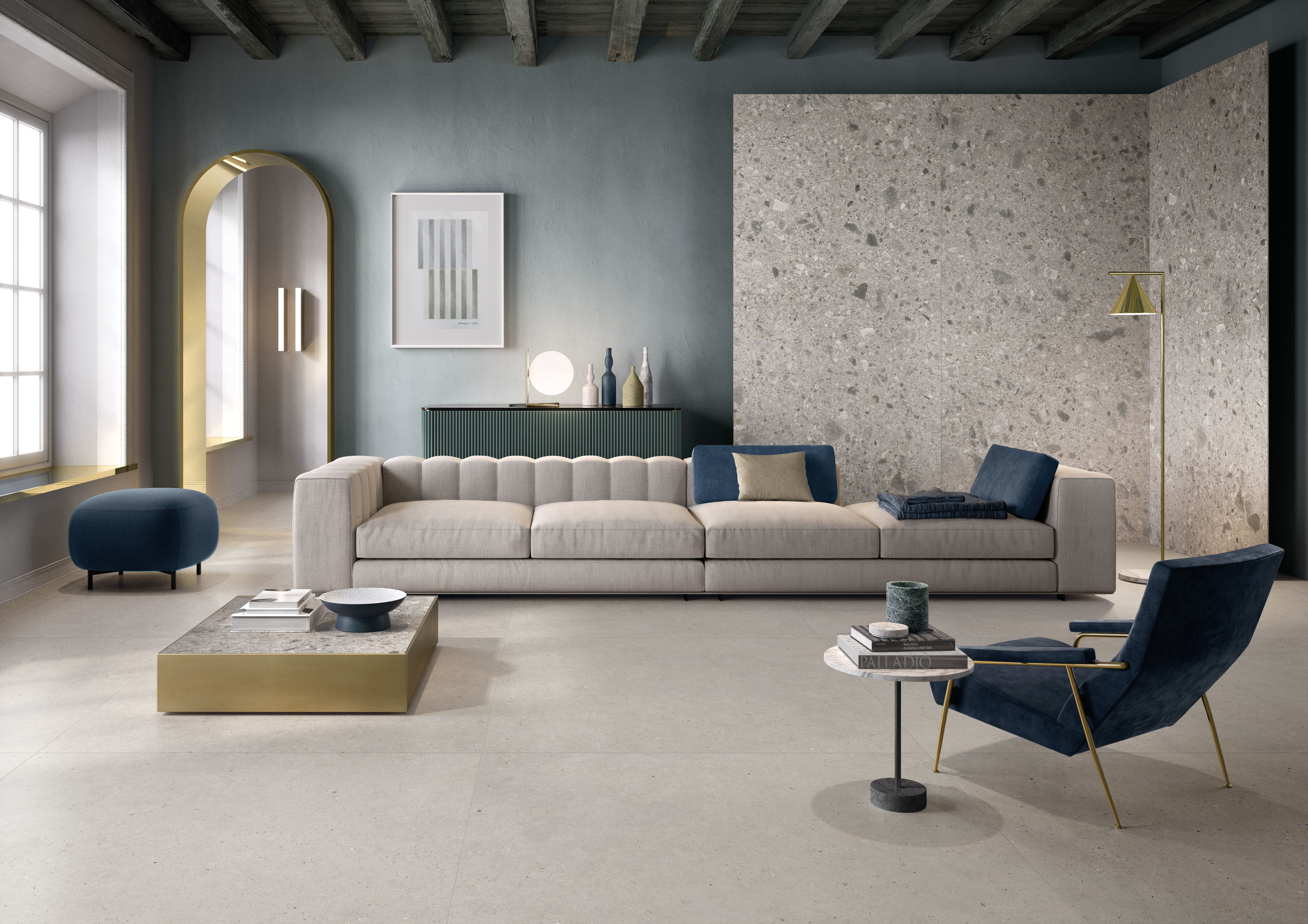 Porcelain stoneware wall/floor tiles with stone effect CEPPO DI GRÉ ...