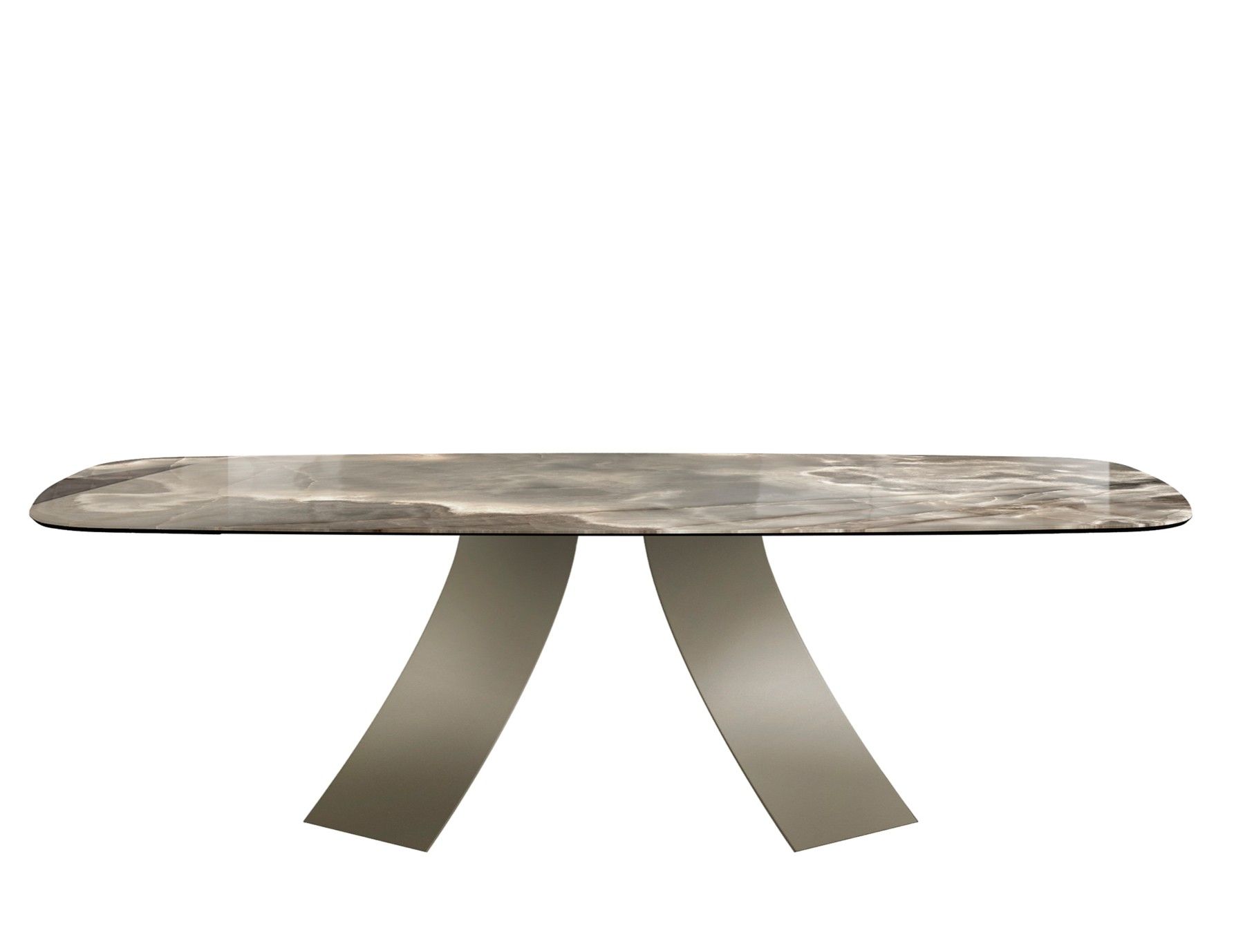 TWIST Rectangular ceramic table By EFORMA | design Moom