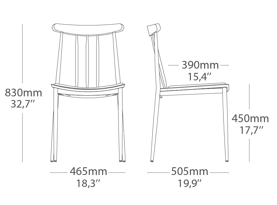 ROME | Sedia Collezione Rome By Emotional Projects