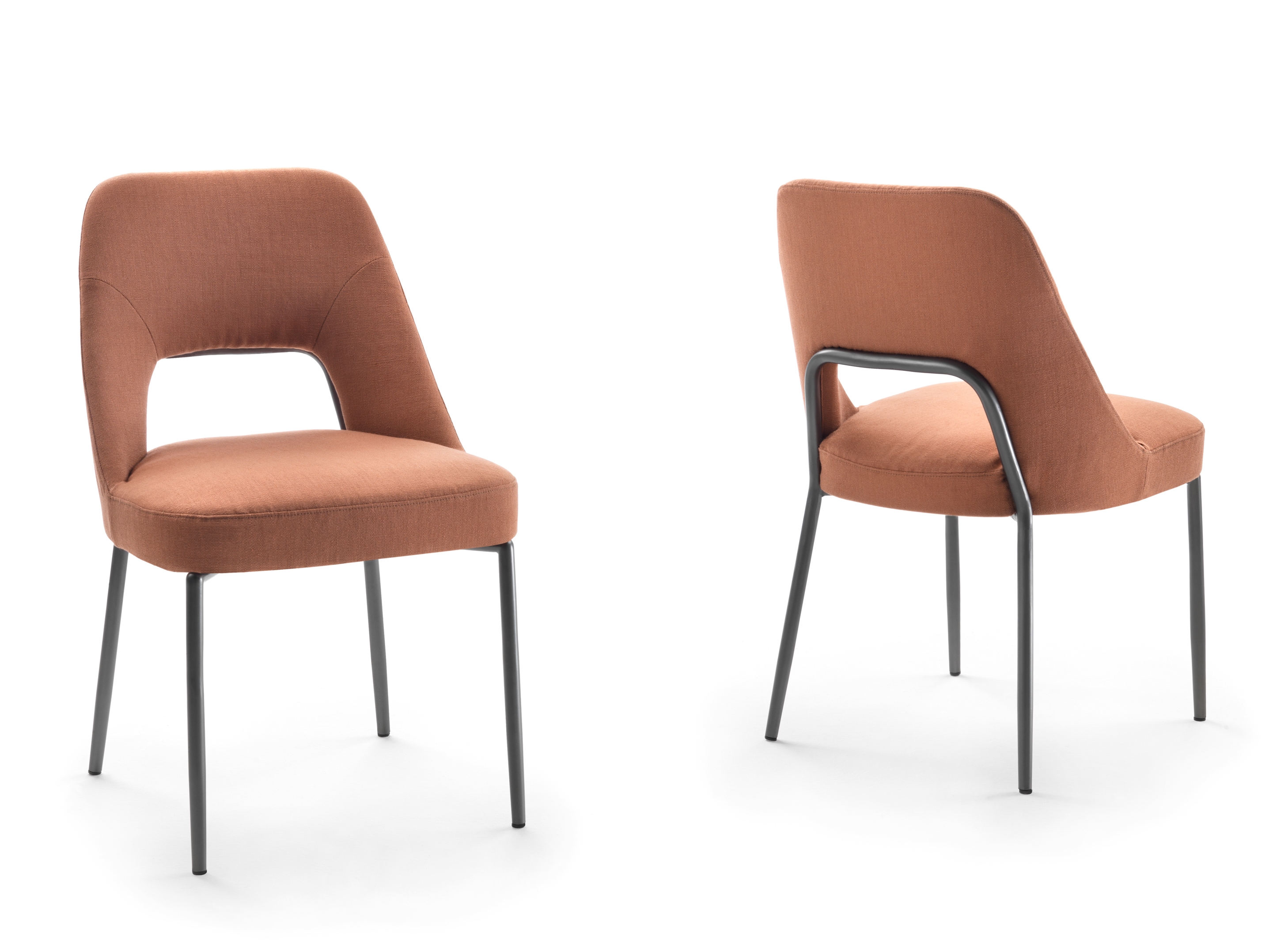 JOYCE Upholstered fabric chair By Flexform