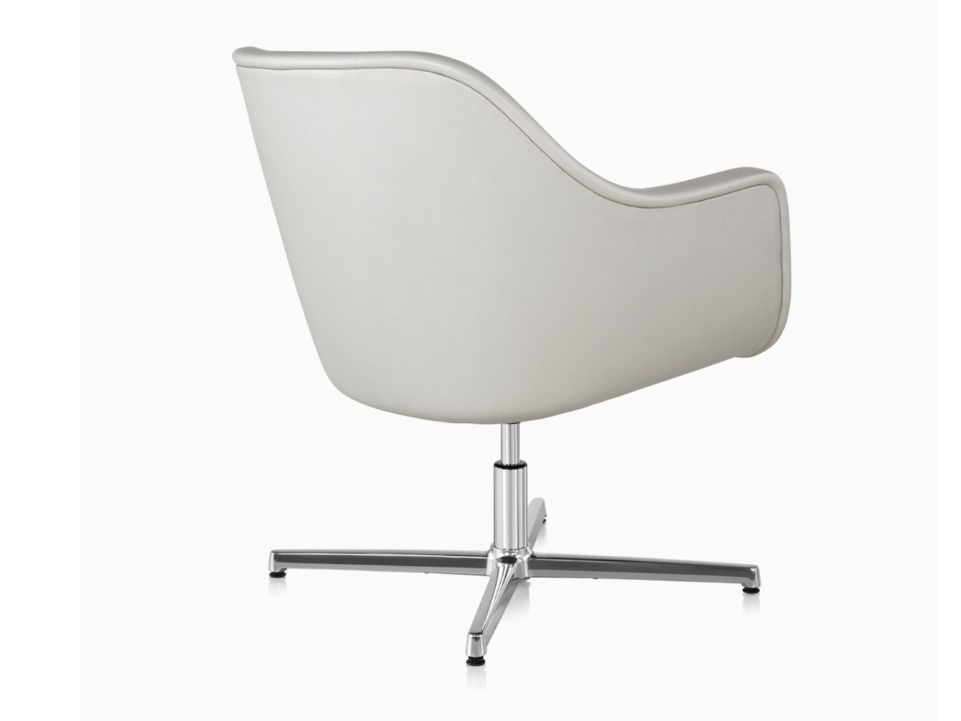 BUMPER Upholstered with 4-spoke base chair with armrests By Herman ...