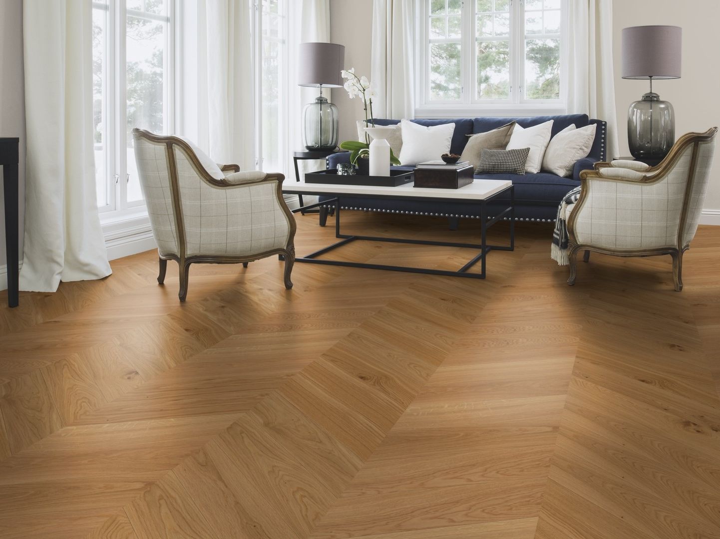 Parquet 3 strati in rovere CHEVRON ROVERE ANIMOSO Collezione CHEVRON By ...