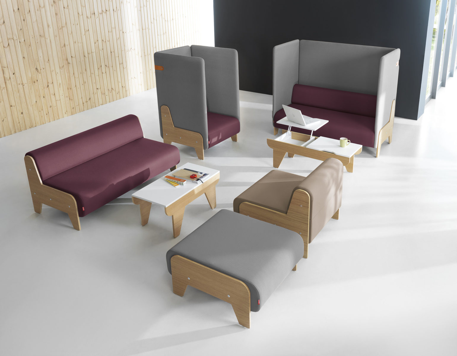 CHILLOUT | 茶几 Chillout系列 By Mikomax Smart Office 设计师Beza Projekt
