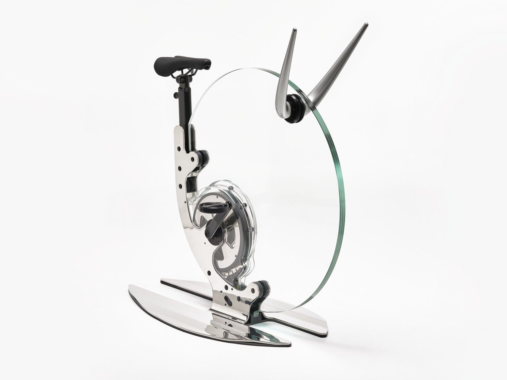 CICLOTTE | Steel exercise bike Crystal and steel exercise bike By ...