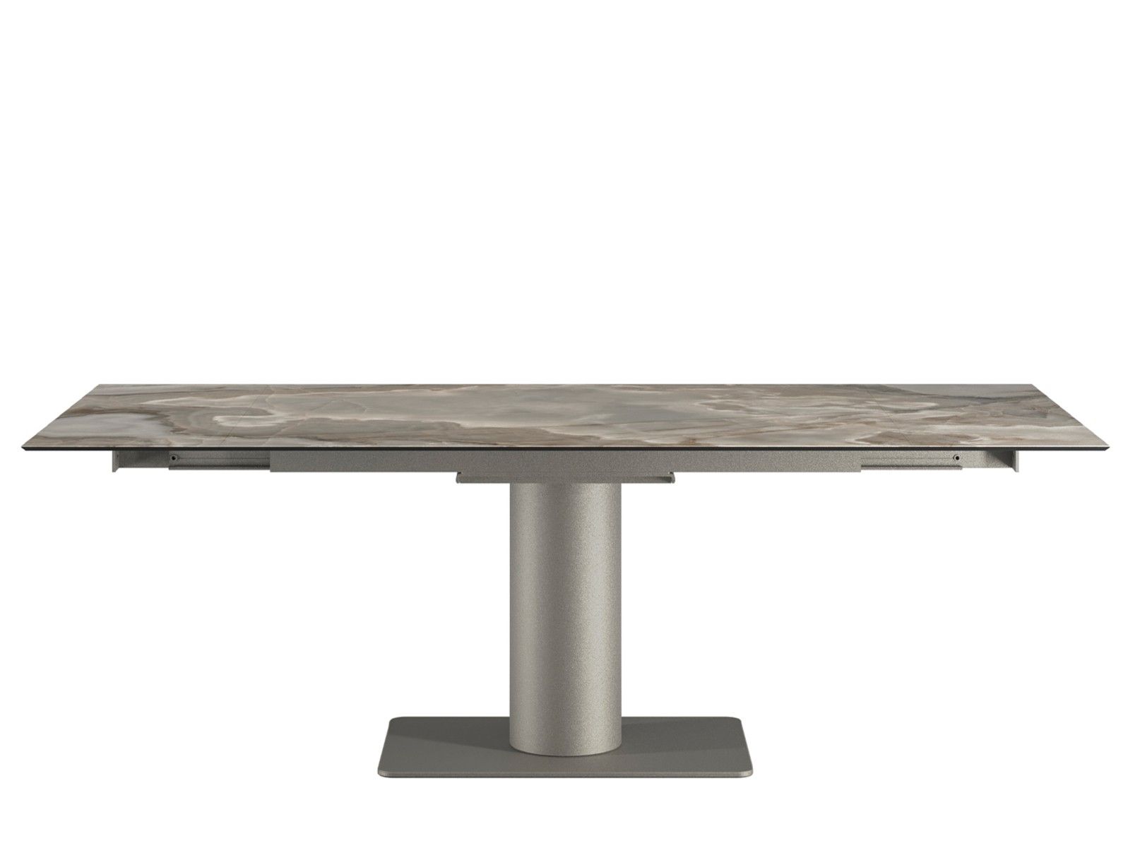 CILINDRO Extending rectangular ceramic table By EFORMA
