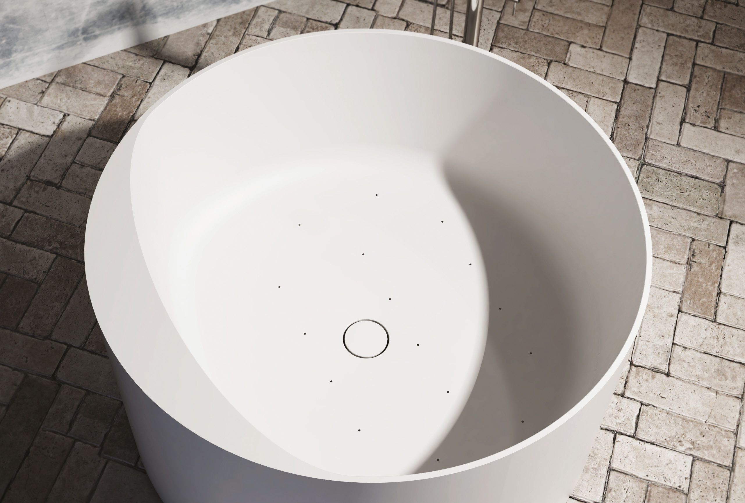 CIRCULAR Freestanding round Luxolid® bathtub By Relax Design | design ...