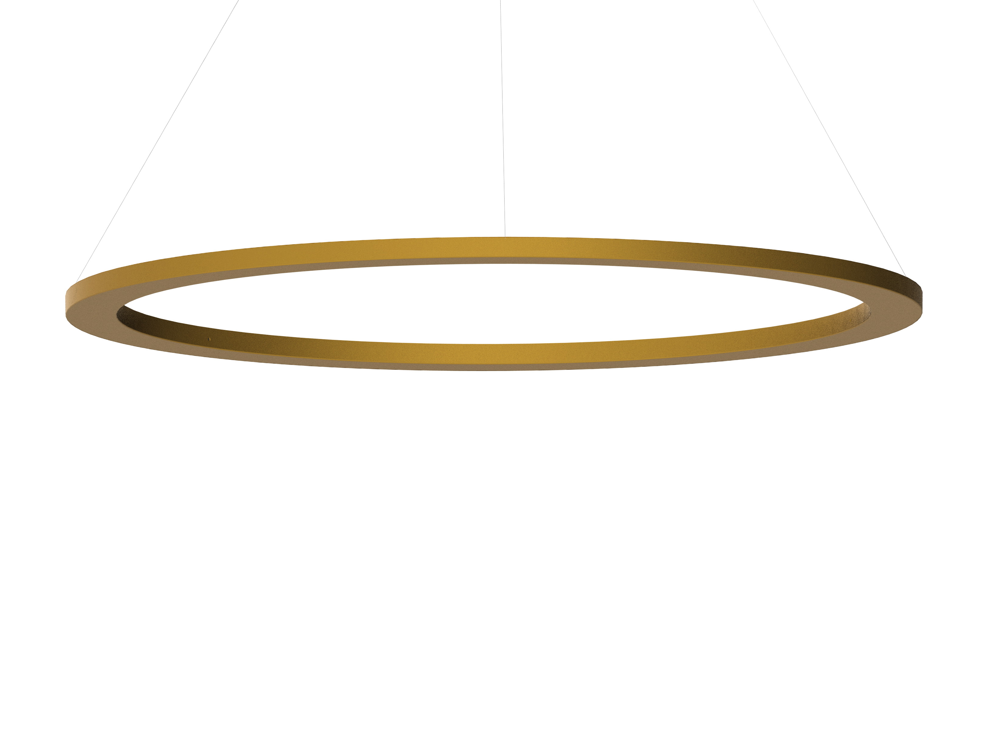 Indirect light pendant lamp CIRCULAR SLIM By Martinelli Luce