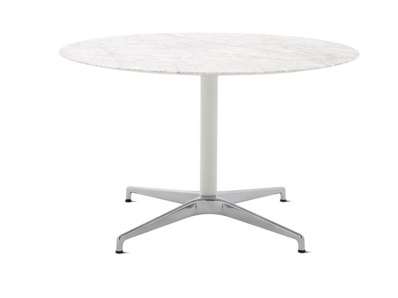 Round marble table with 4-star base CIVIC | Marble table Civic ...