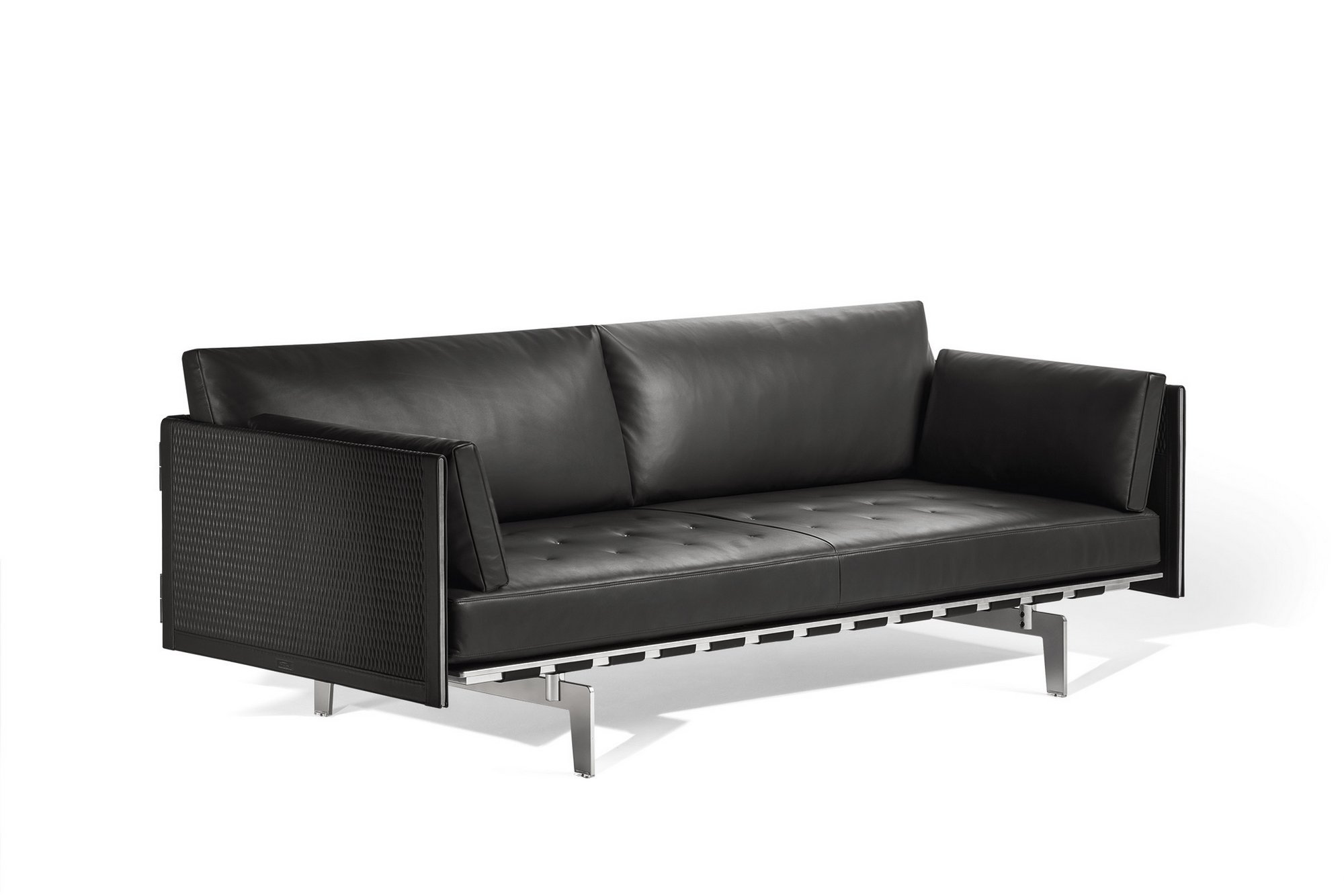 CLAYTON Leather sofa By Poltrona Frau | design Jean-Marie Massaud