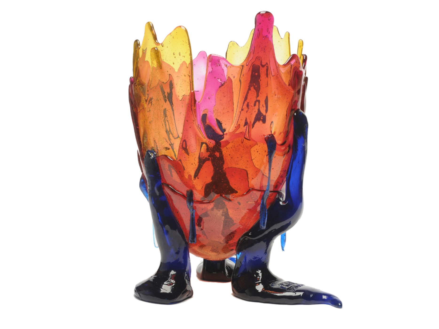 CLEAR SPECIAL EXTRA COLOUR Vase By Corsi Design | design Gaetano Pesce