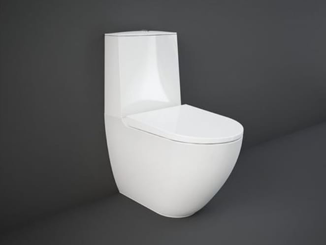 RAK-DES Close coupled Floor mounted toilet By RAK Ceramics