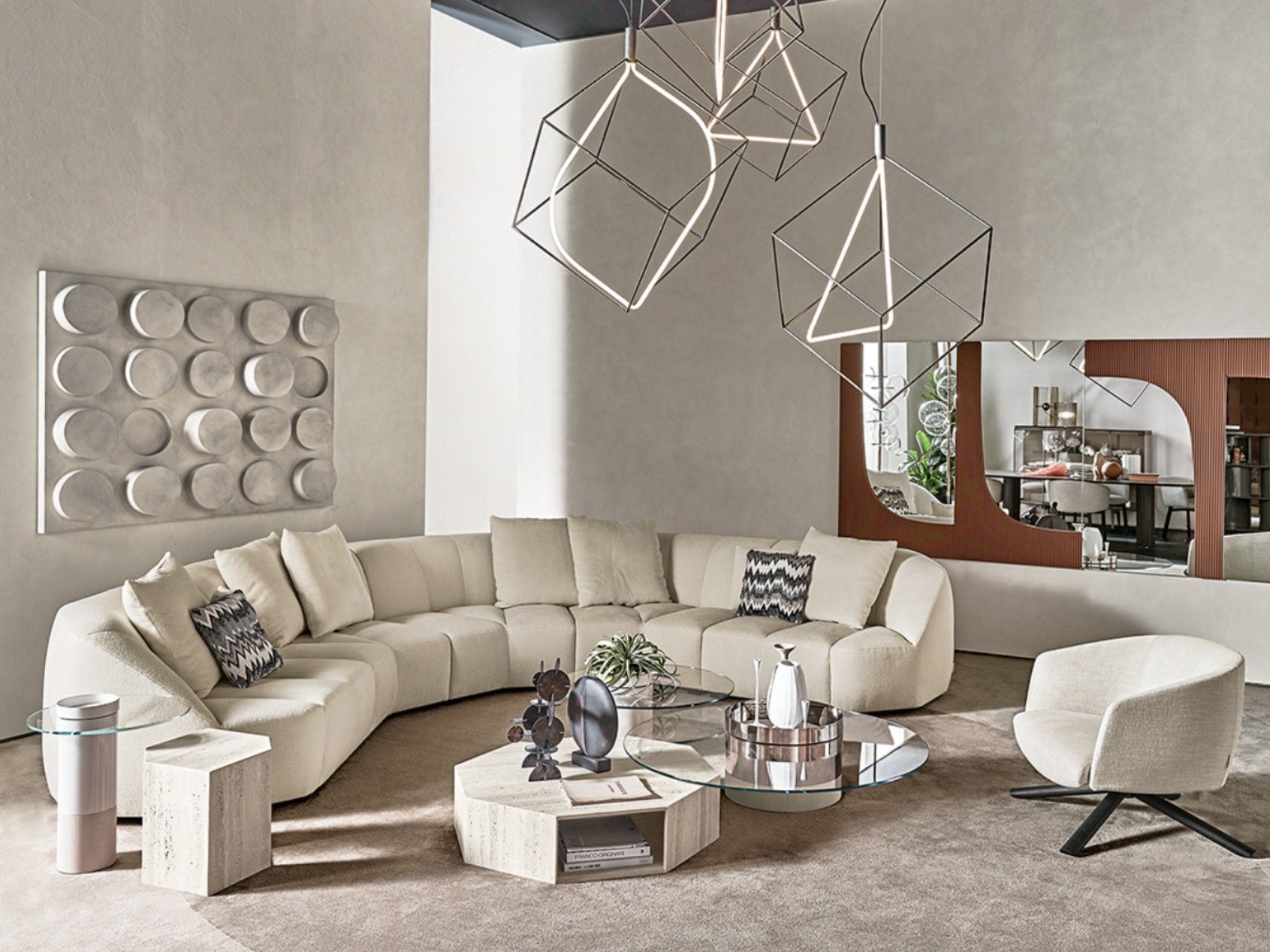 CLOUD INFINITY sofa By Gallotti&Radice design Massimo Castagna