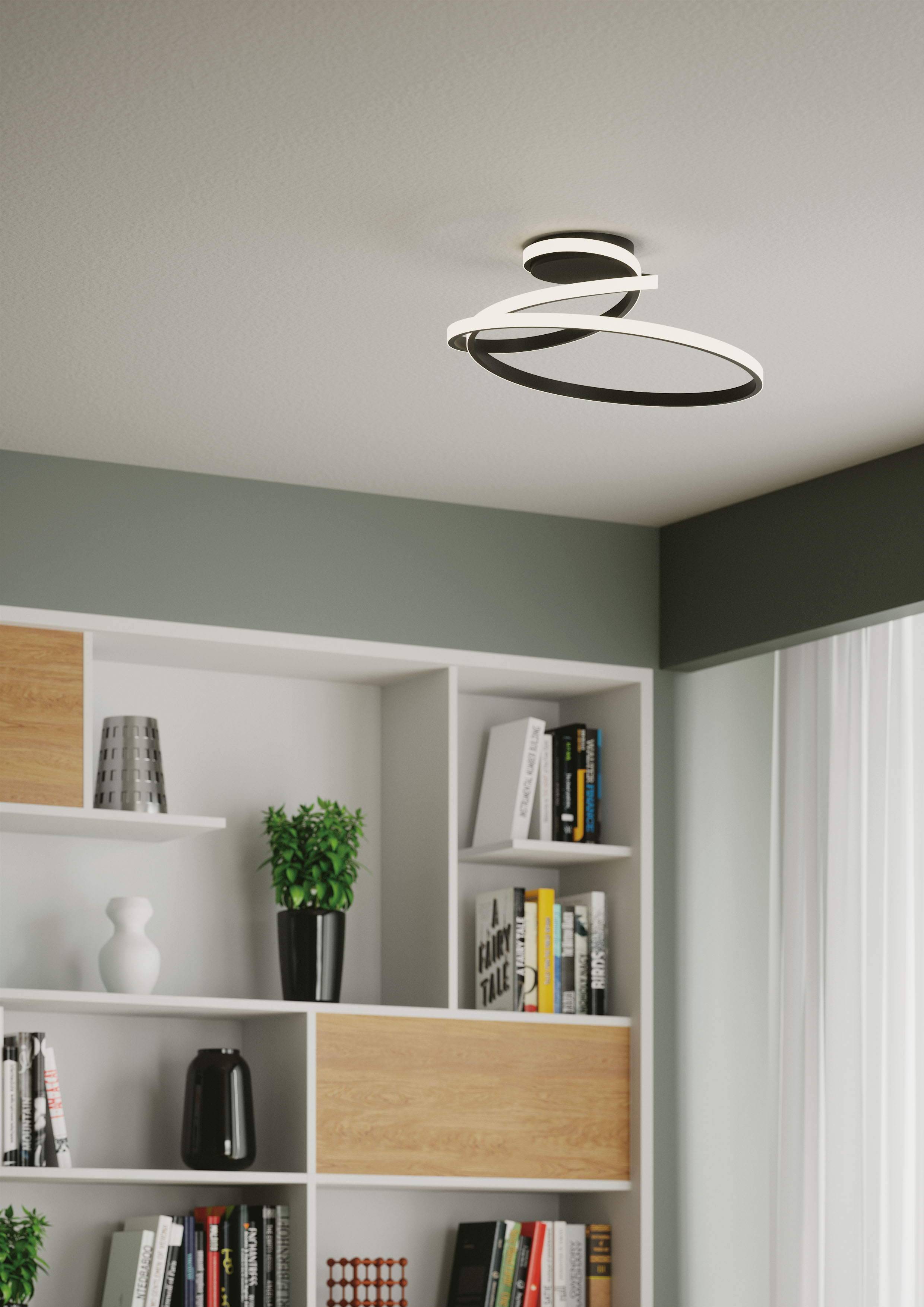 COASTER | Ceiling lamp LED aluminium ceiling lamp By Fan Europe Lighting