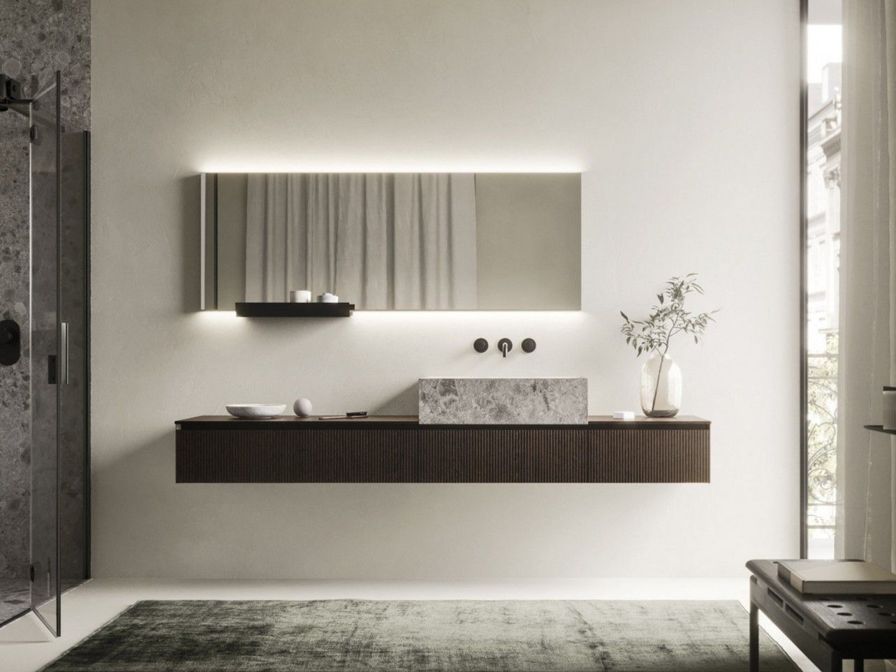 CODE RIGA 02 vanity unit By Arbi Arredobagno