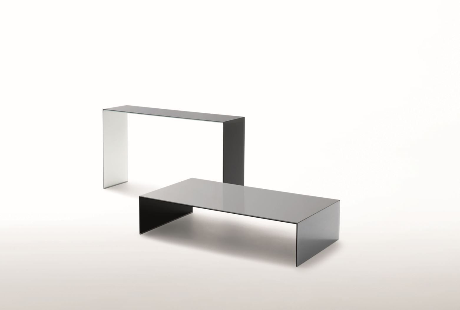 SIO2 BRIDGE Low rectangular crystal coffee table By Glas Italia | design Piero Lissoni, Carlo ...