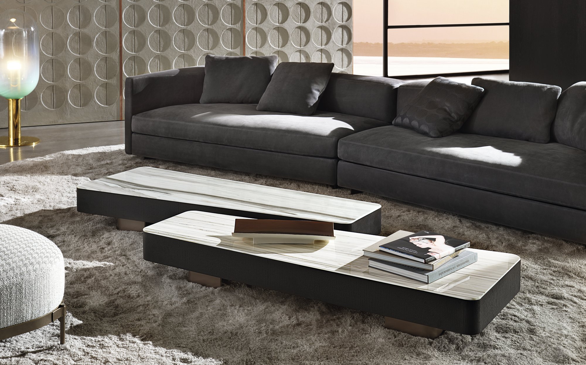 MILTON Coffee table By Minotti | design Rodolfo Dordoni