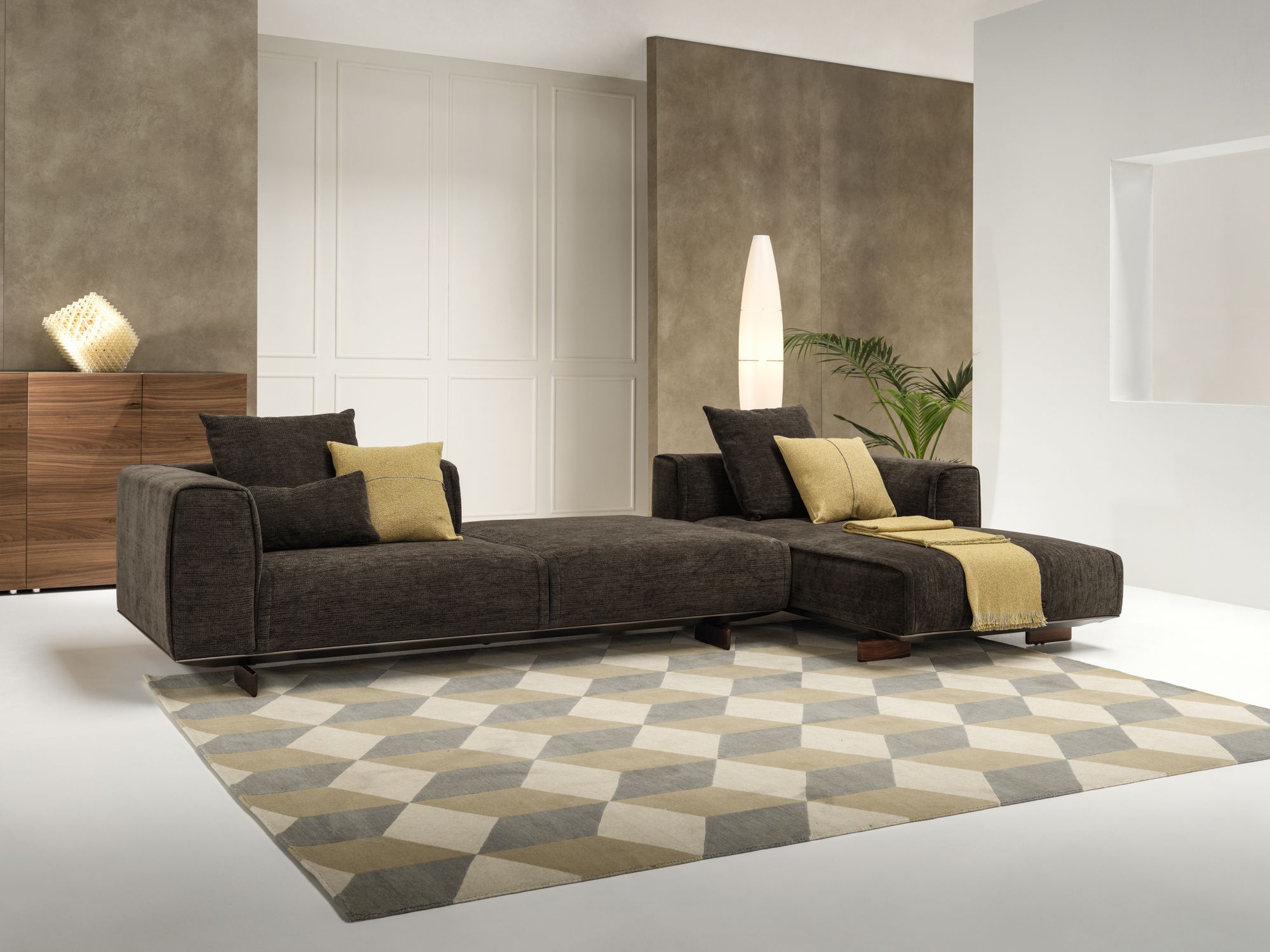 COLEMAN | Sectional sofa By Casamania & Horm