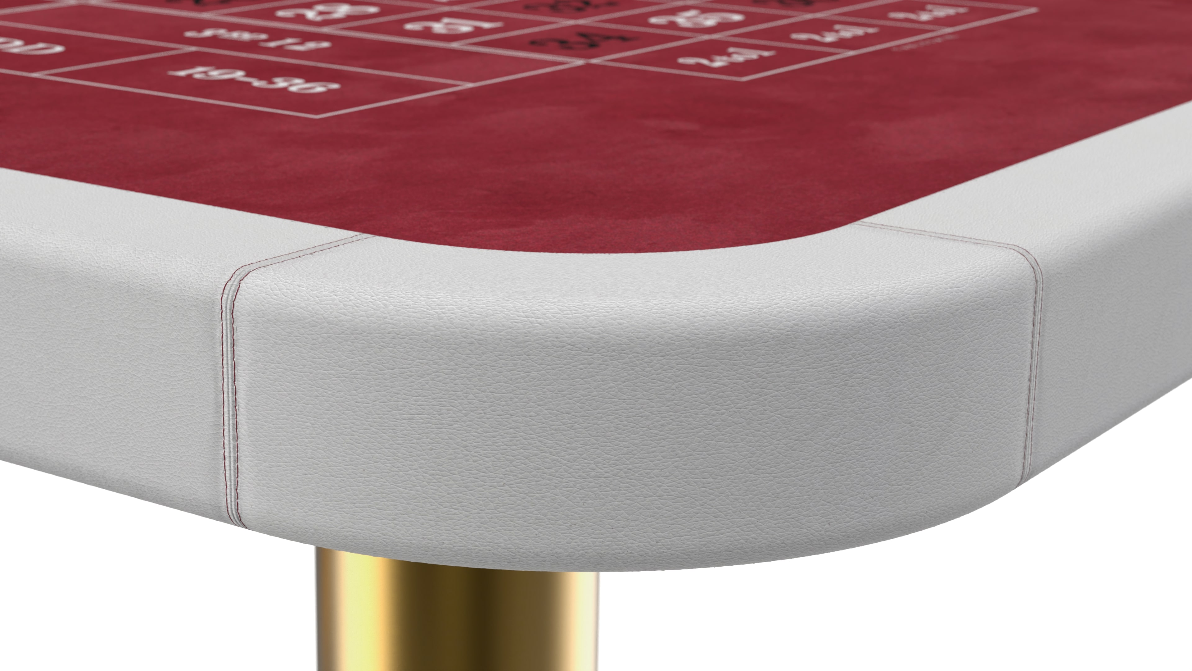 COLONNE Rectangular metal roulette table By Tableswin | design Marc Sadler
