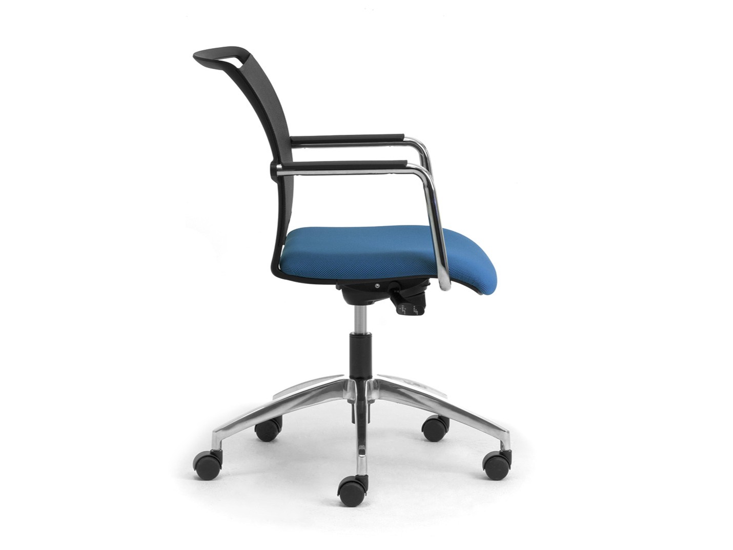 COMETA | Office chair Swivel fabric office chair with armrests By Leyform