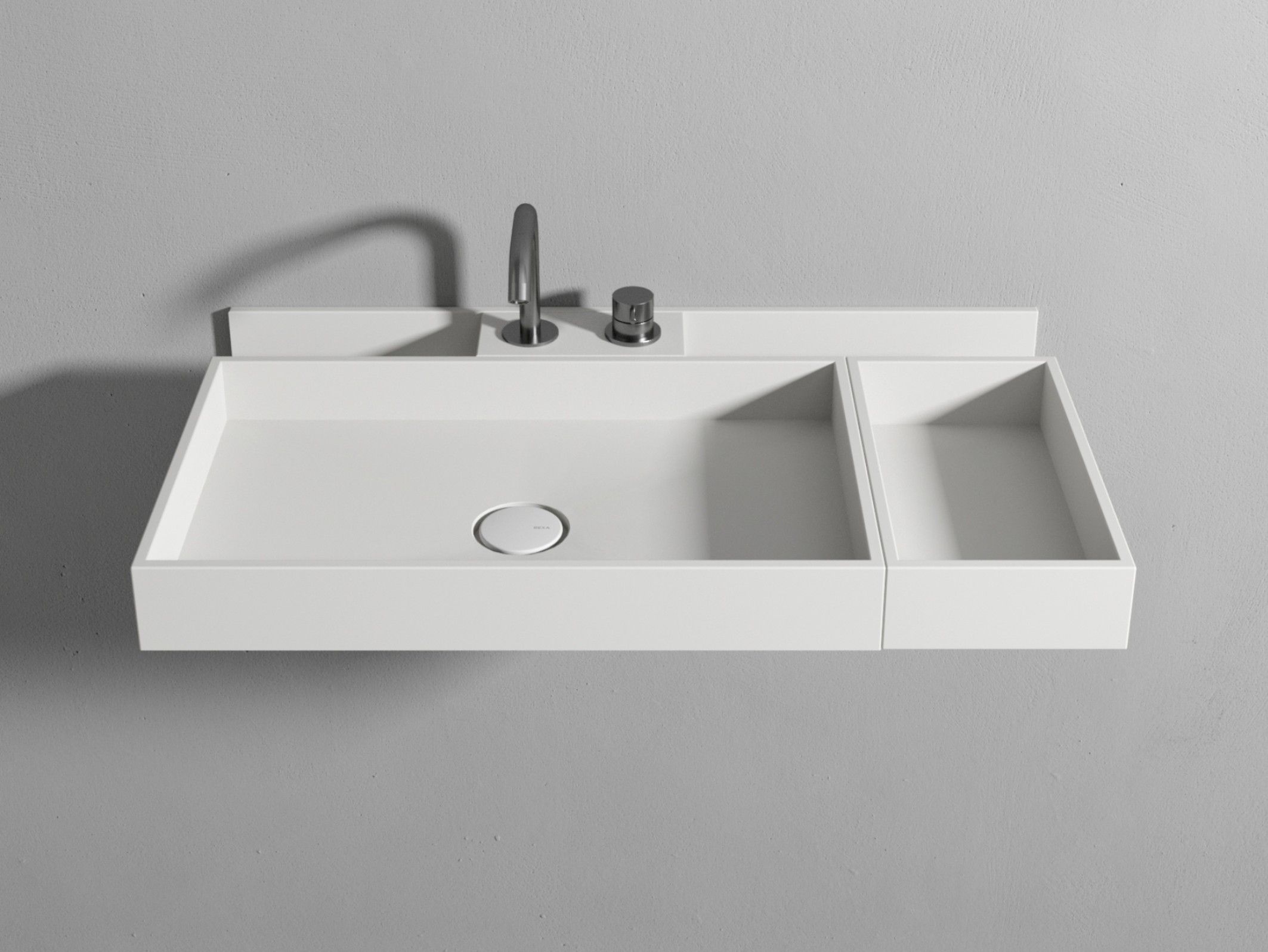 LAVABO CON ORGANIZER E VASCHETTA By Rexa Design