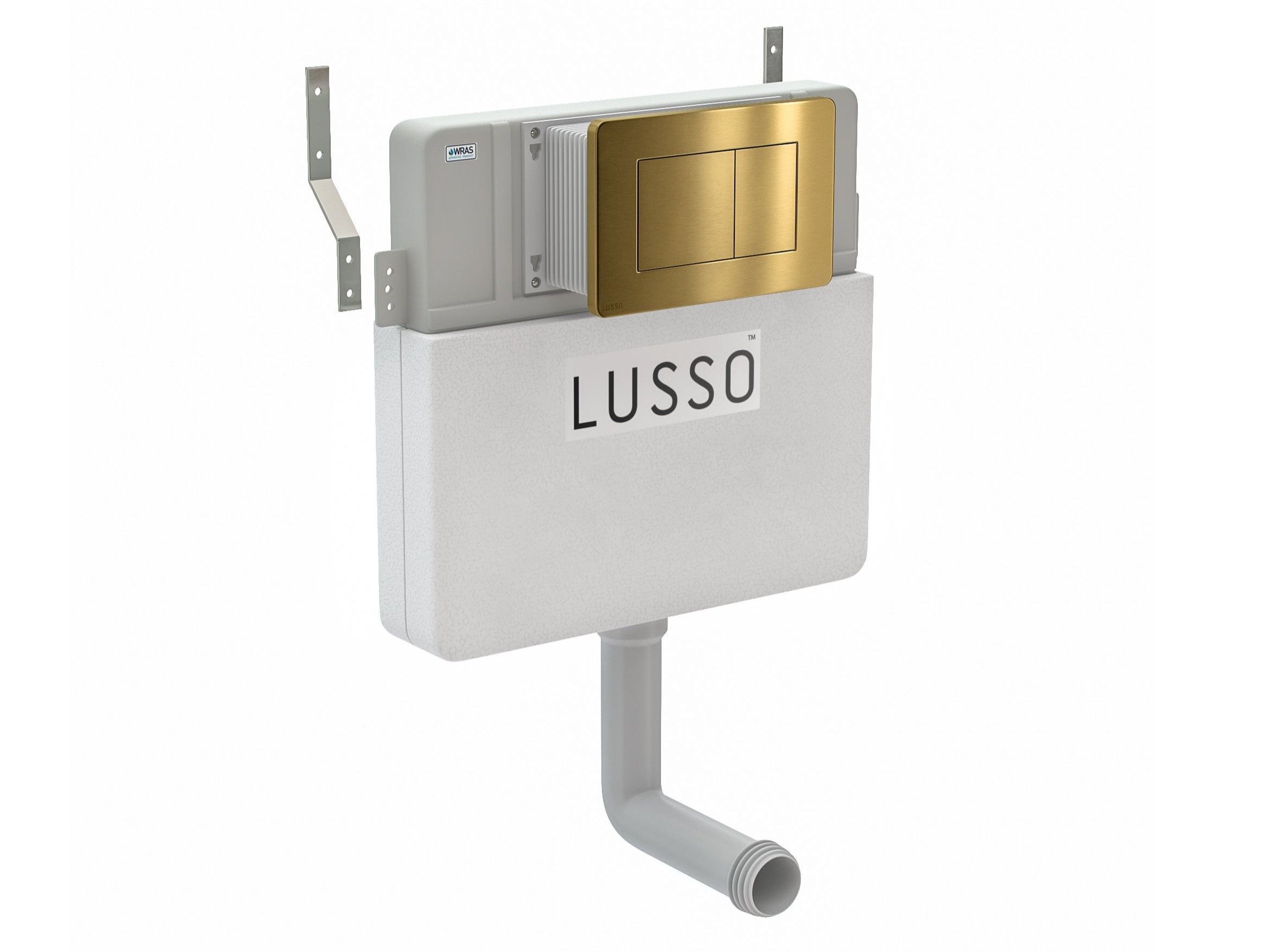 SENZA Concealed plastic WC cistern with flush plate By LUSSO