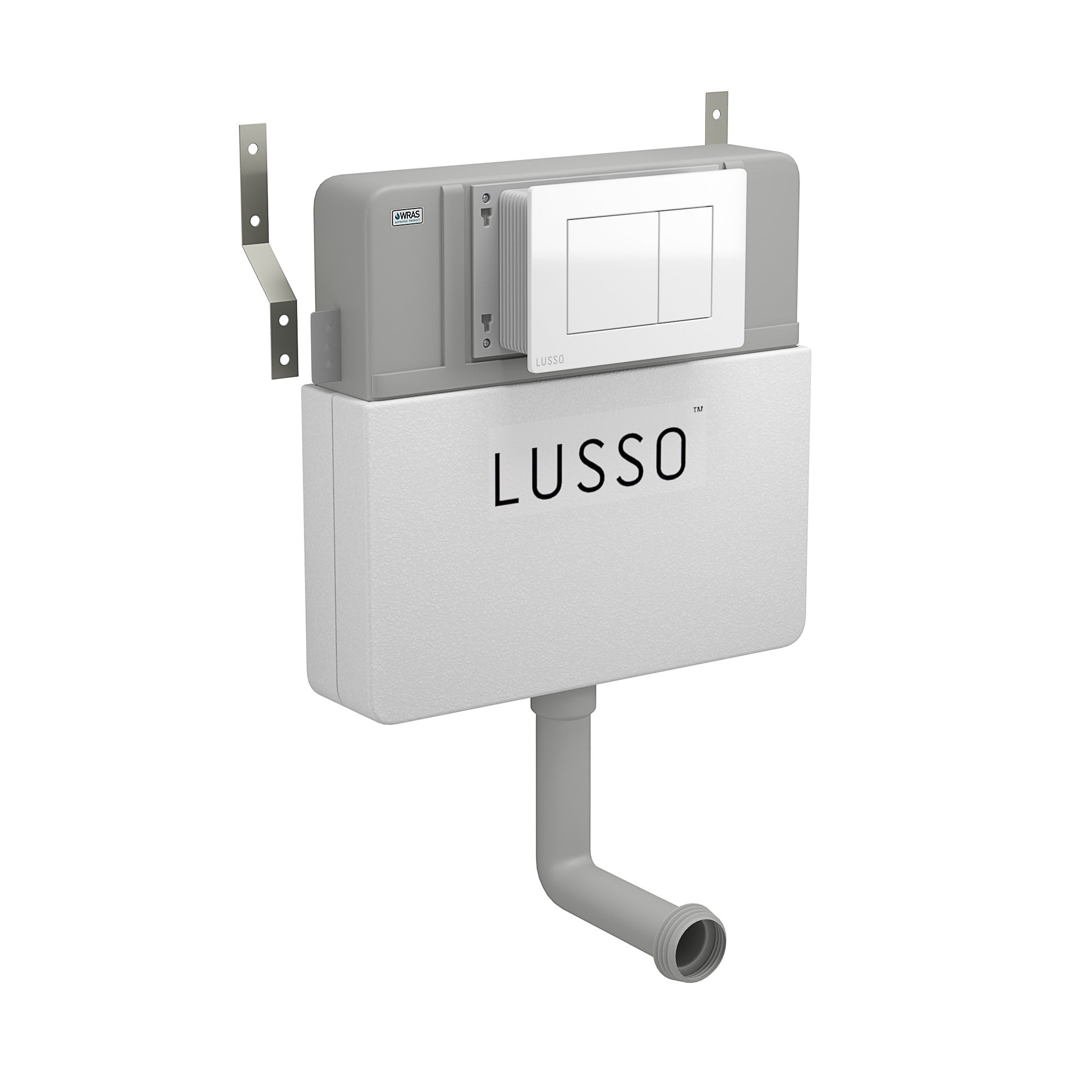 SENZA Concealed plastic WC cistern with flush plate By LUSSO