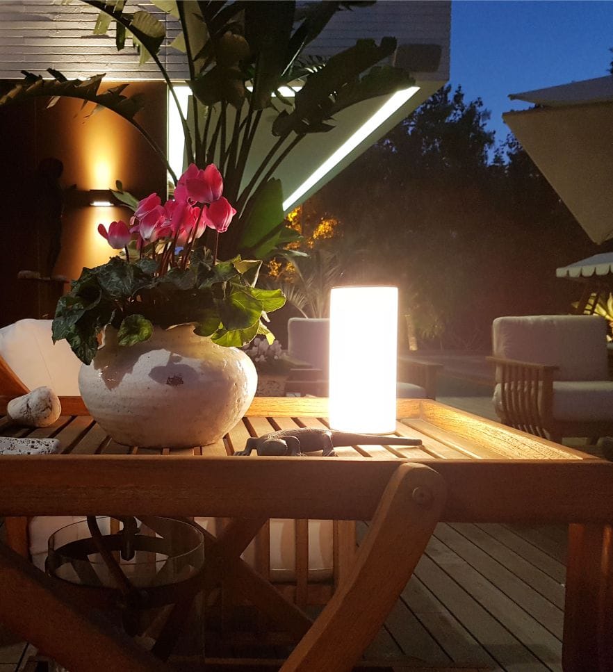 CONVERSE LED Outdoor table lamp with dimmer with USB charging By ...