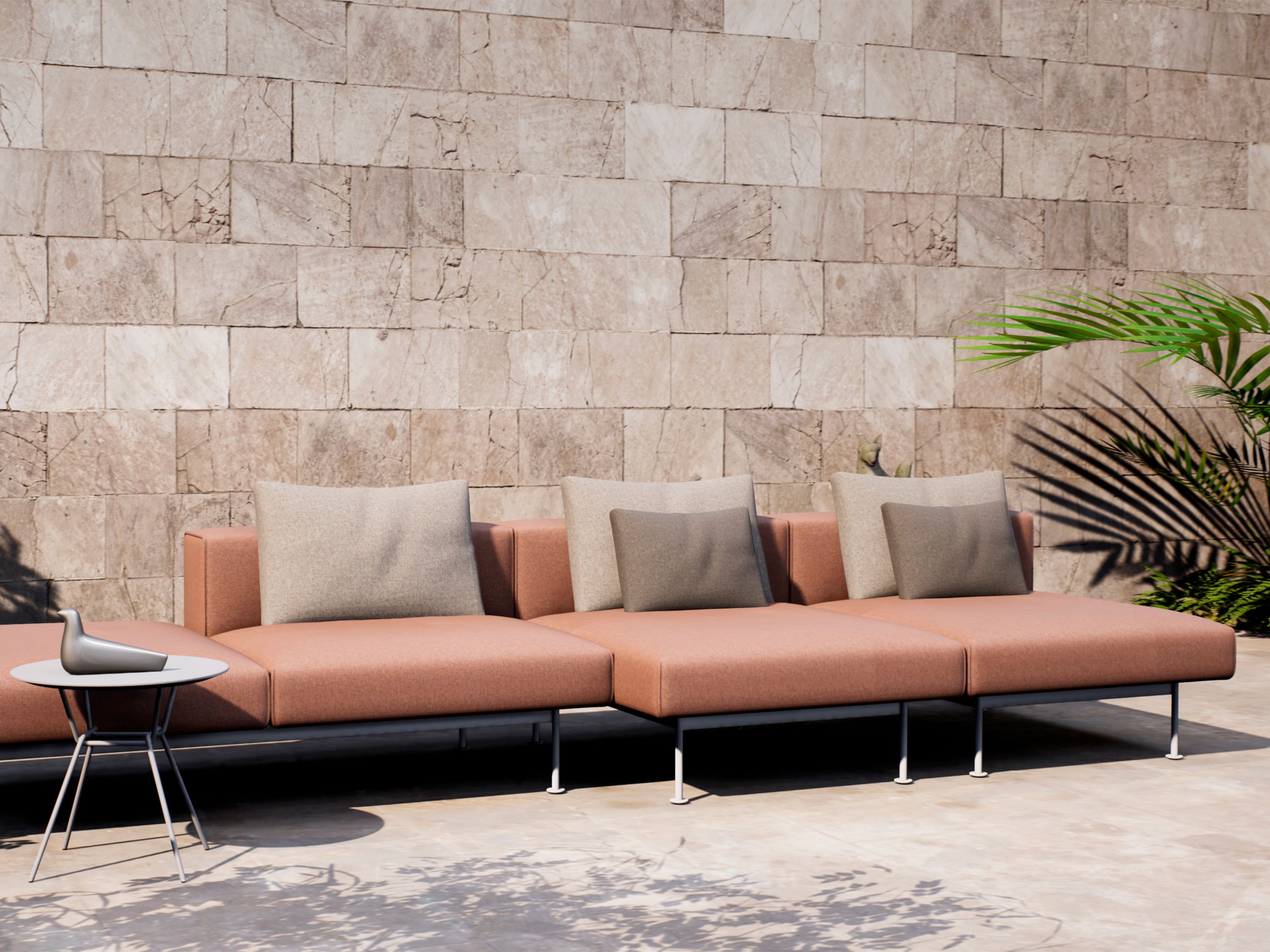 CONVERT Sectional 4 seater fabric garden sofa By prostoria | design ...