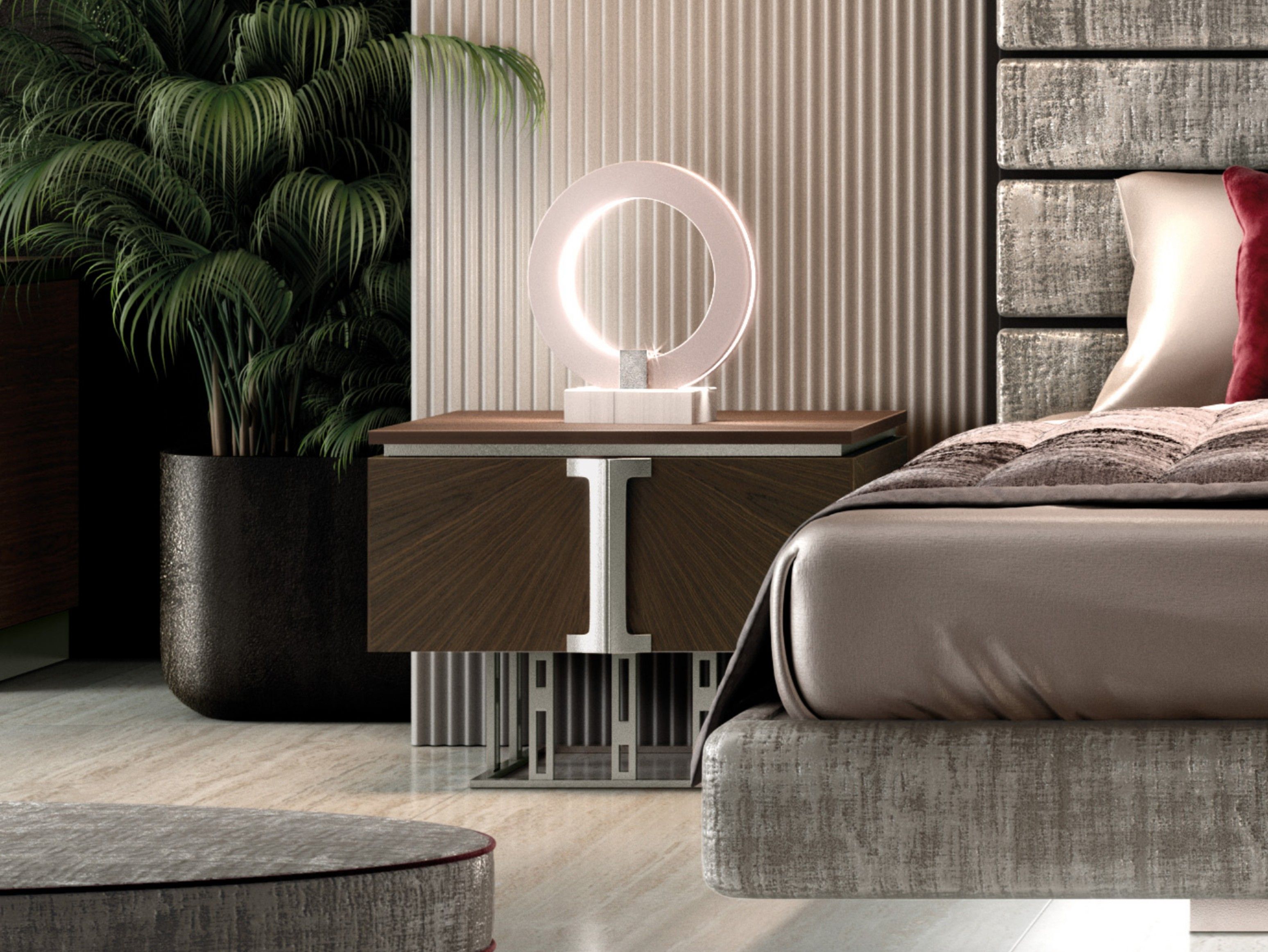 CORA | Bedside table Mascari Collection By Valderamobili