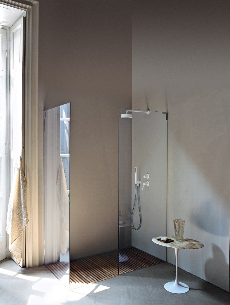 FLAT D | Corner shower cabin Flat D Collection By Agape design Benedini ...