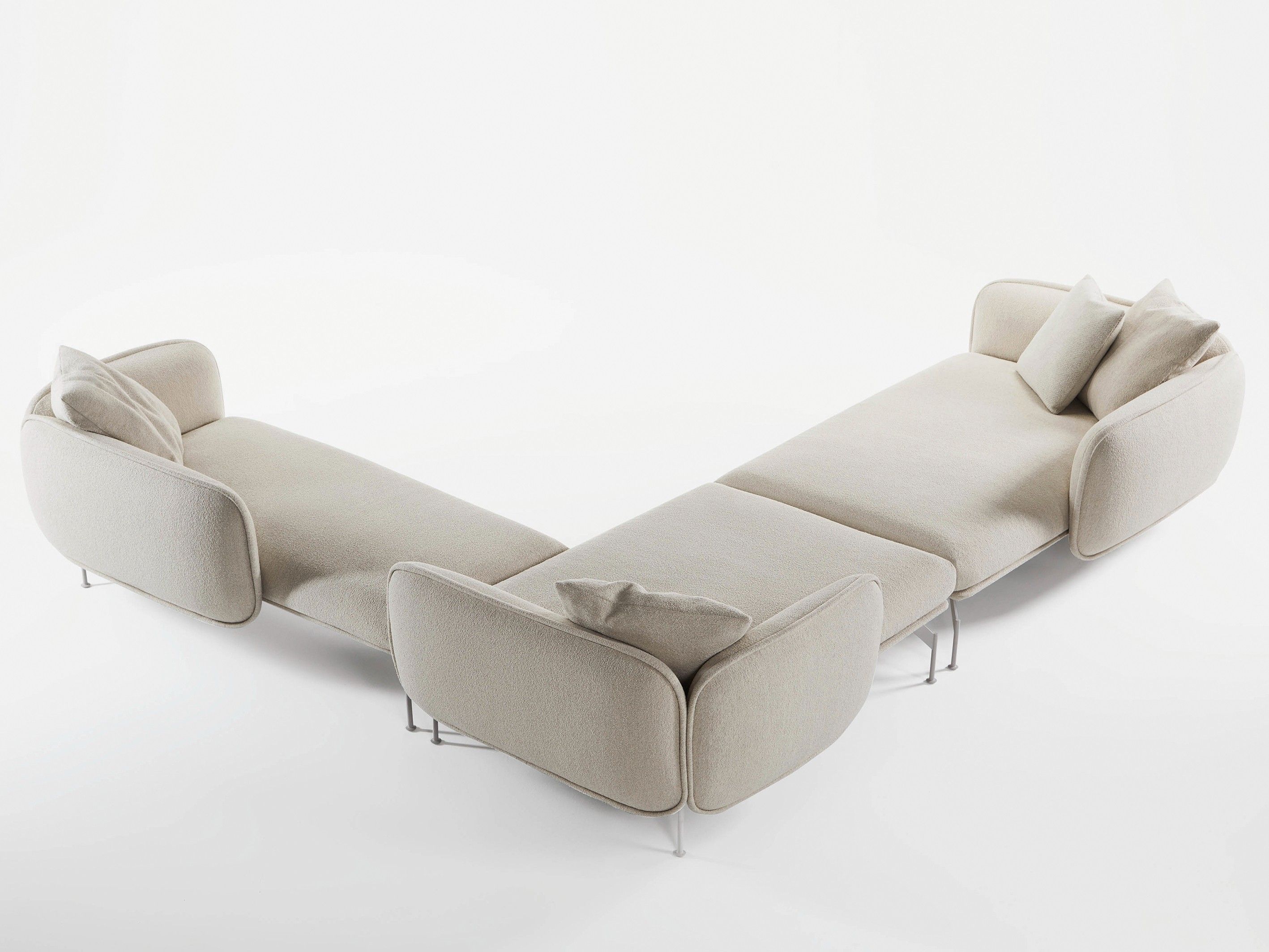 ECHO Corner fabric sofa By prostoria | design Grupa Studio