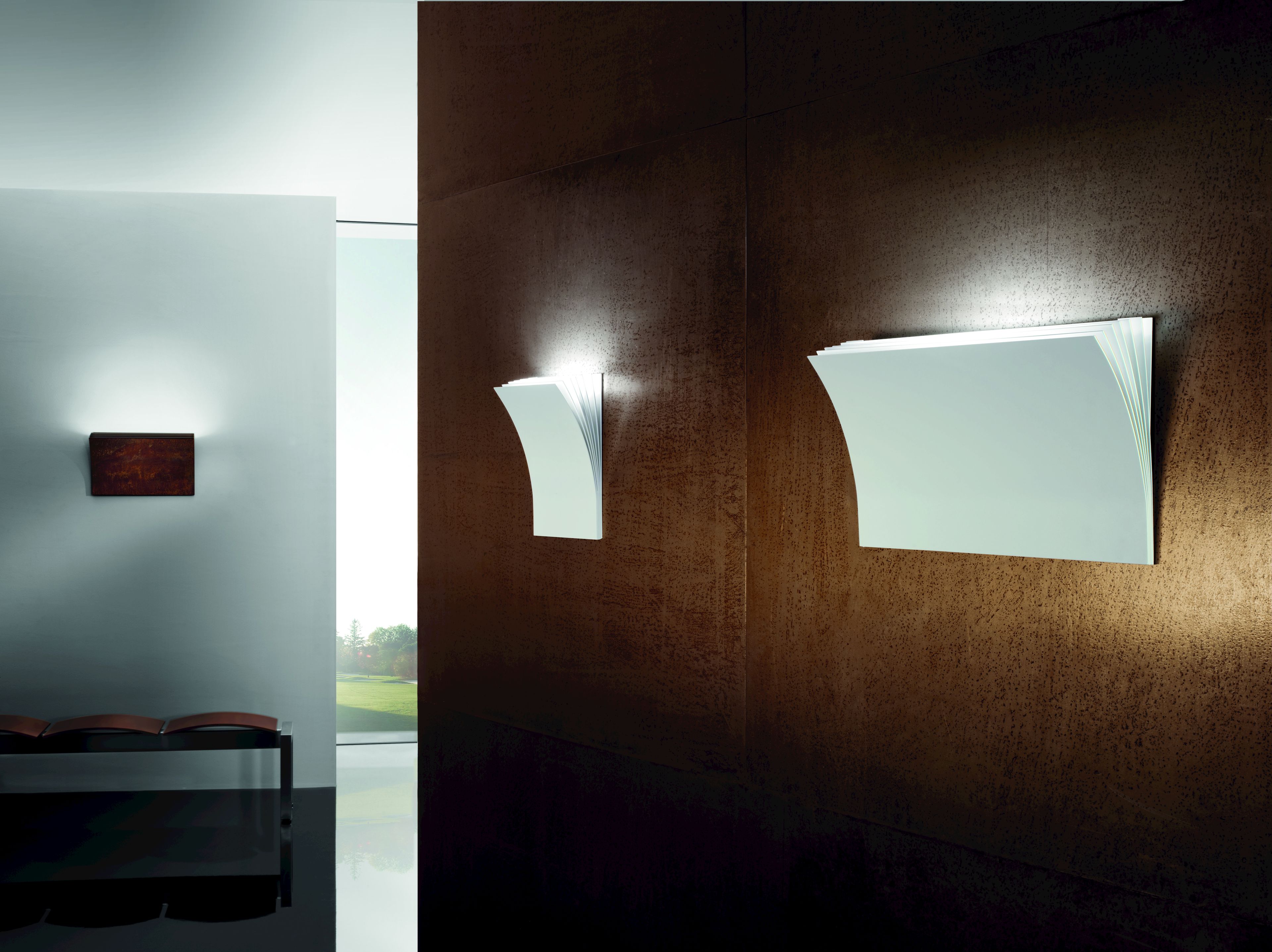 POLIA | Corten™ wall light Polia Collection By AXOLIGHT design Manuel ...