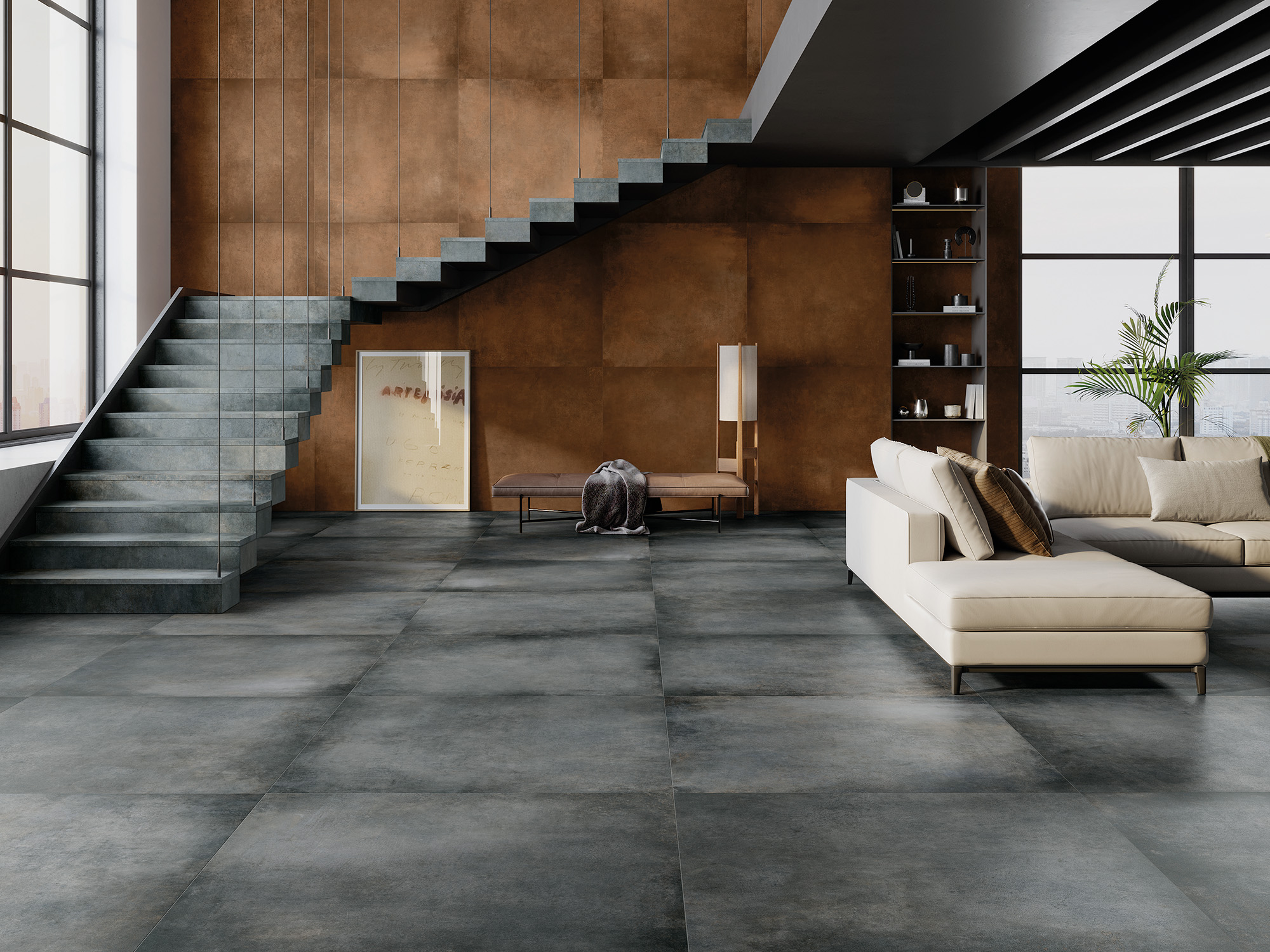 COSMOS STEEL baldosas de exterior By Exagres