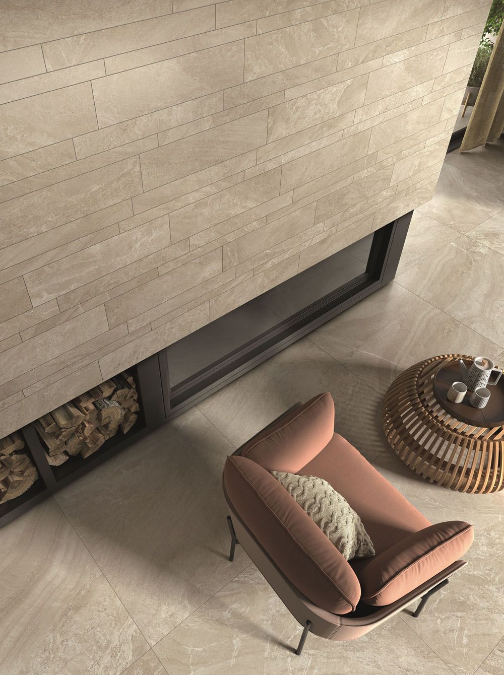 COUNTY BEIGE outdoor floor tiles By Panaria Ceramica