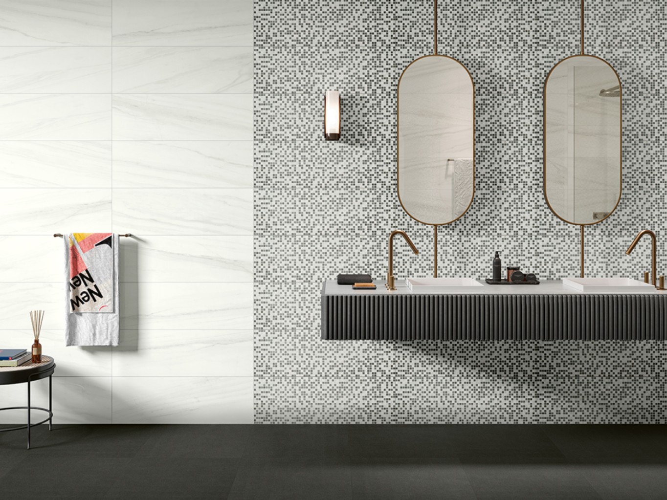 Indoor ceramic wall tiles COVELANO BIANCO Living Collection By Revigrés