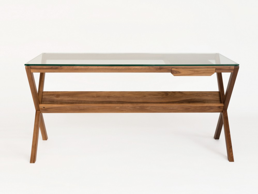 COVET Rectangular walnut writing desk with drawers By Case | design ...