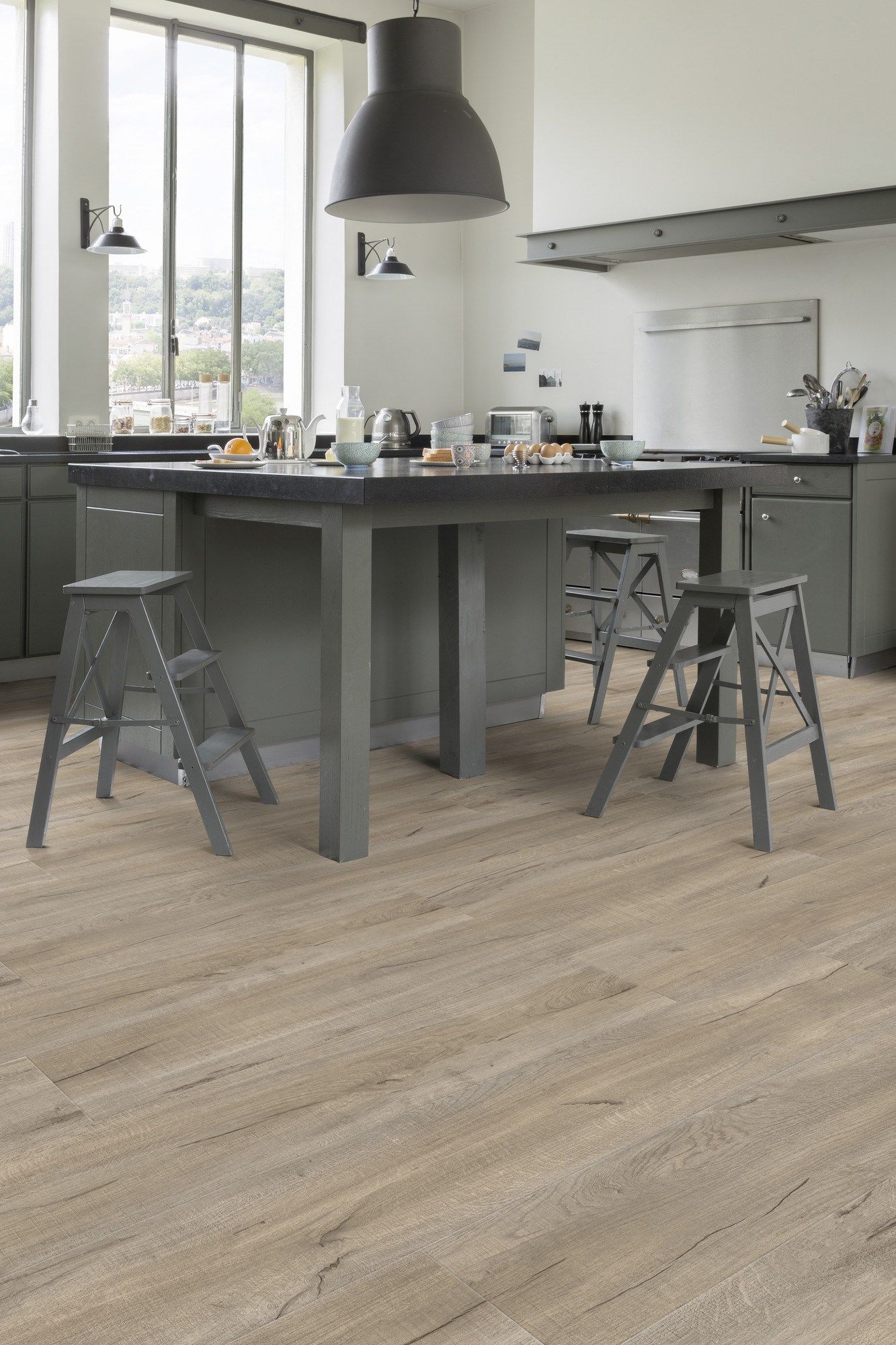 LUXURY VINYL TILES LVT flooring with wood effect By gerflor