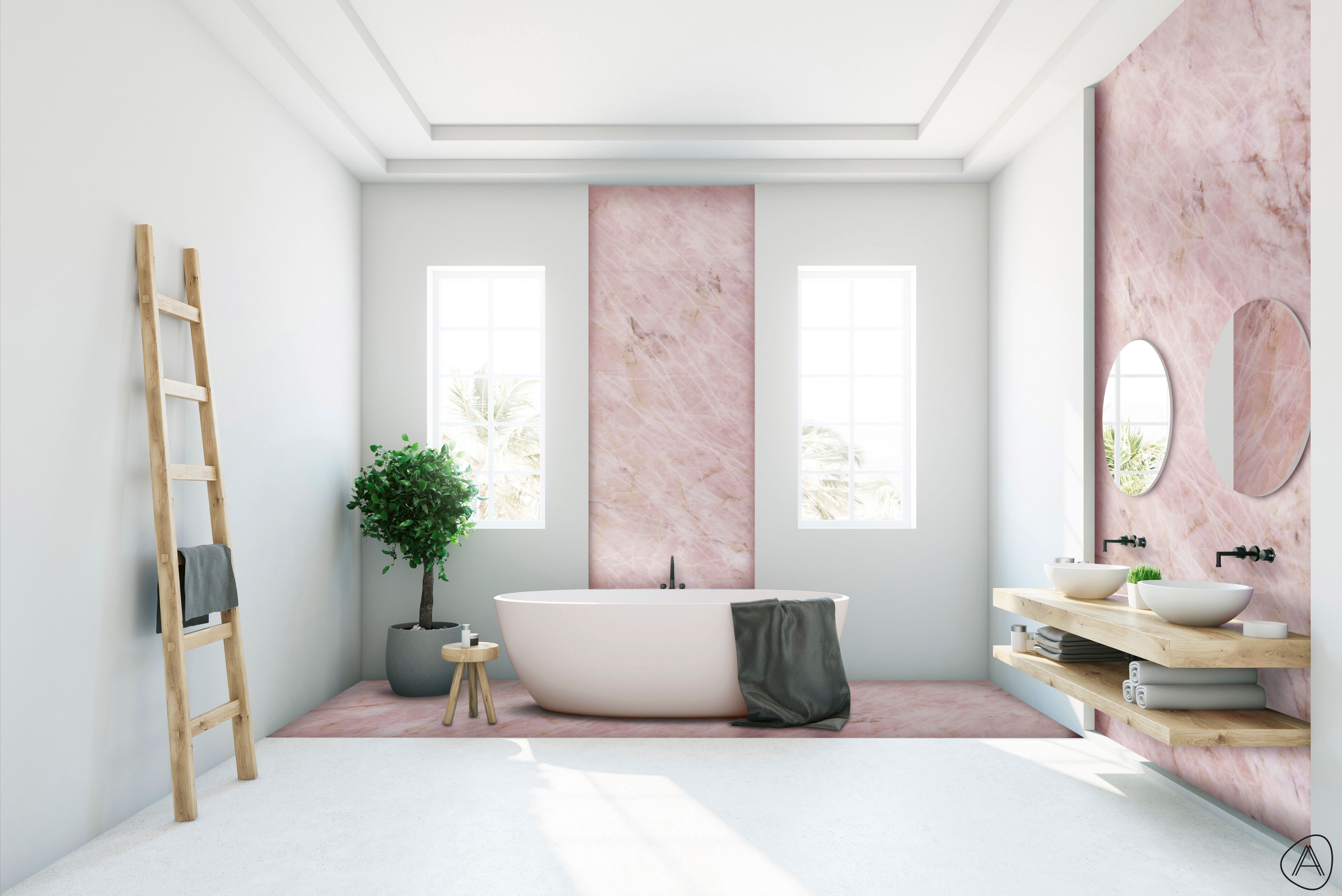 Natural quartz CRISTALLO ROSA "WOW" - Antolini® - Edilportale