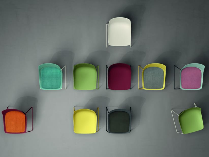 CRONA LIGHT | Sled base chair crona Collection By Brunner design ...