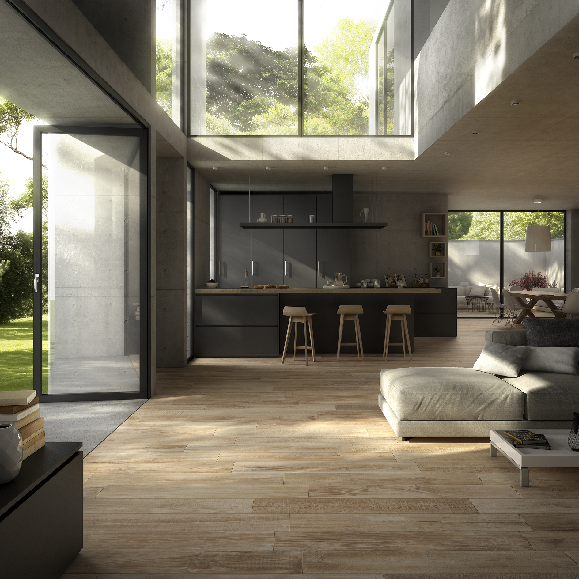 CROSS WOOD | Flooring Cross Wood Collection By Panaria Ceramica