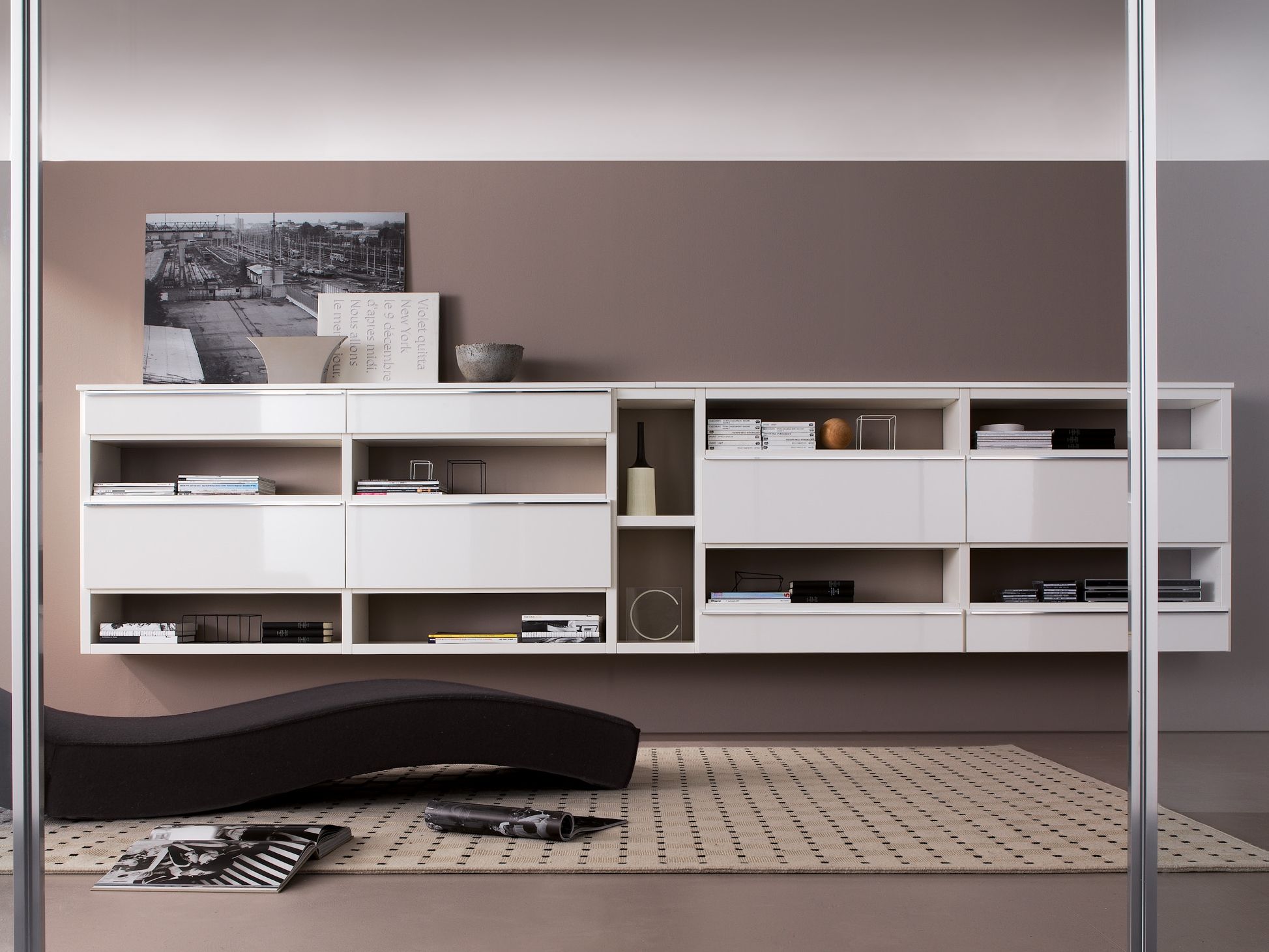 CROSSING | Floating bookcase MisuraEmme Collection By MisuraEmme design ...