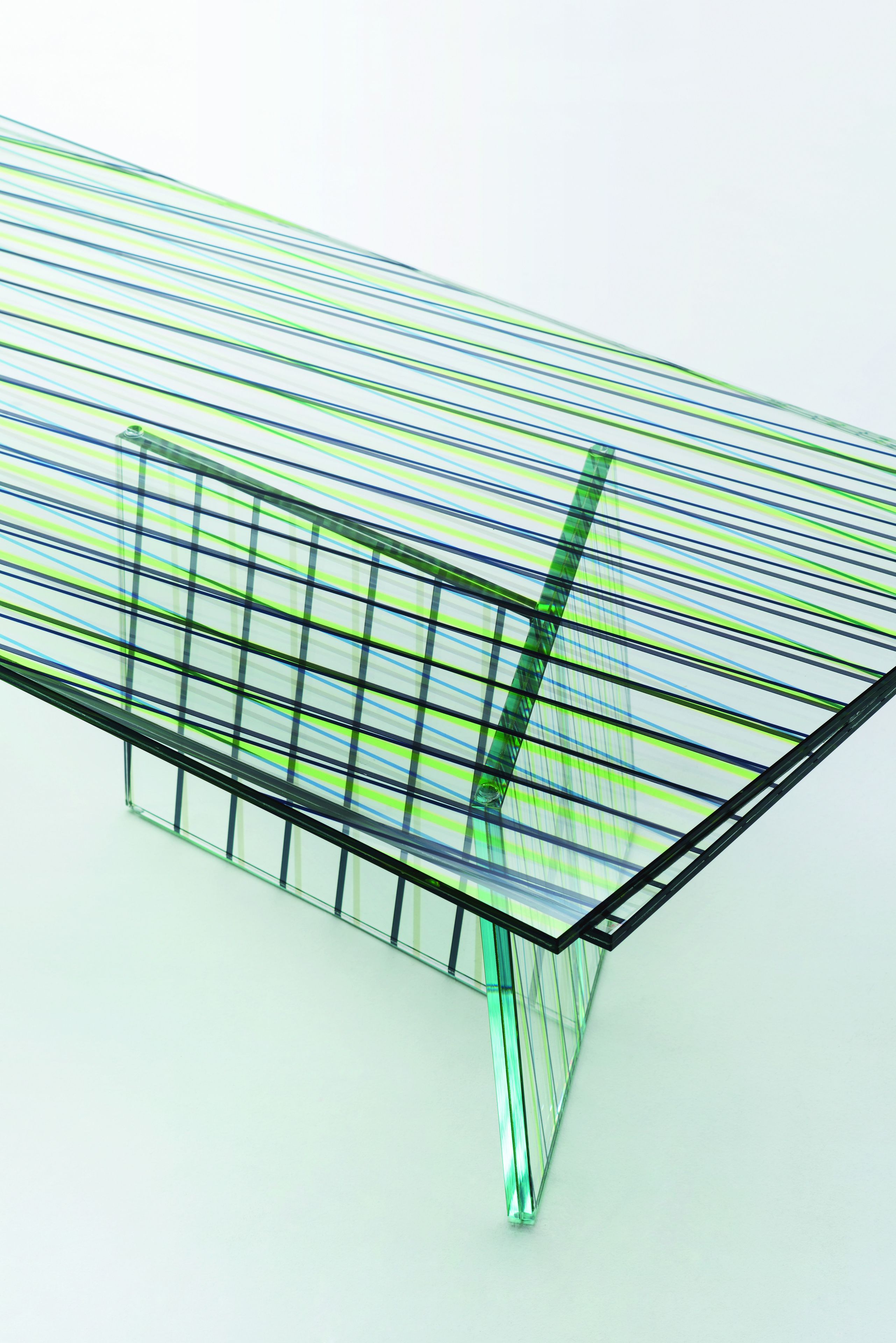 CROSSING Rectangular crystal table By Glas Italia | design Patricia ...
