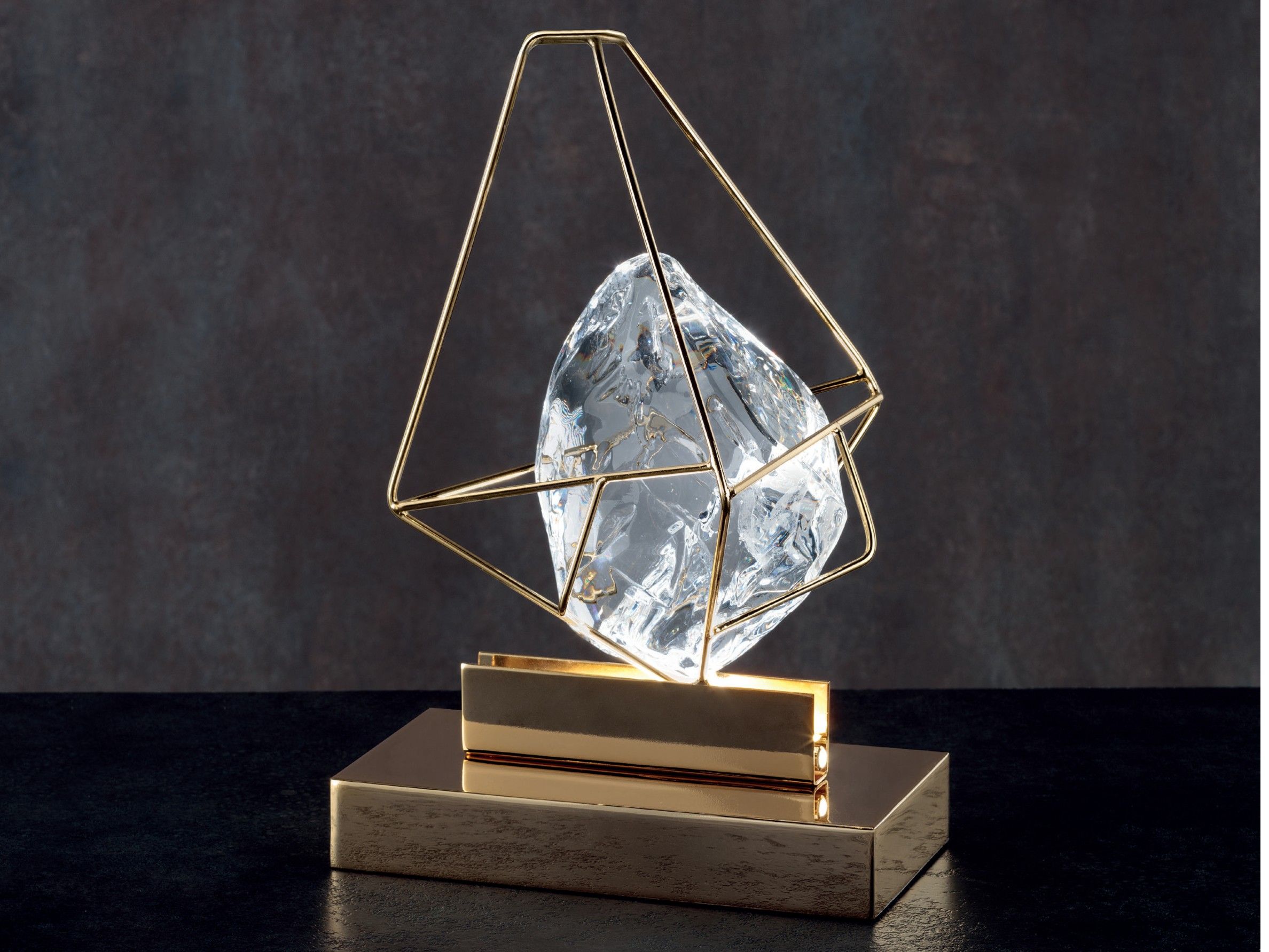 CRYROCK Crystal metal table lamp By Euroluce Lampadari | design Michele ...