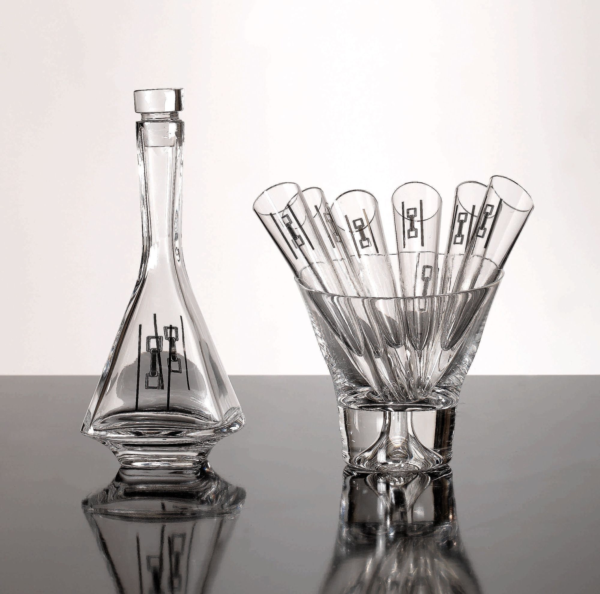 CRYSTAL Crystal glasses set By Formitalia
