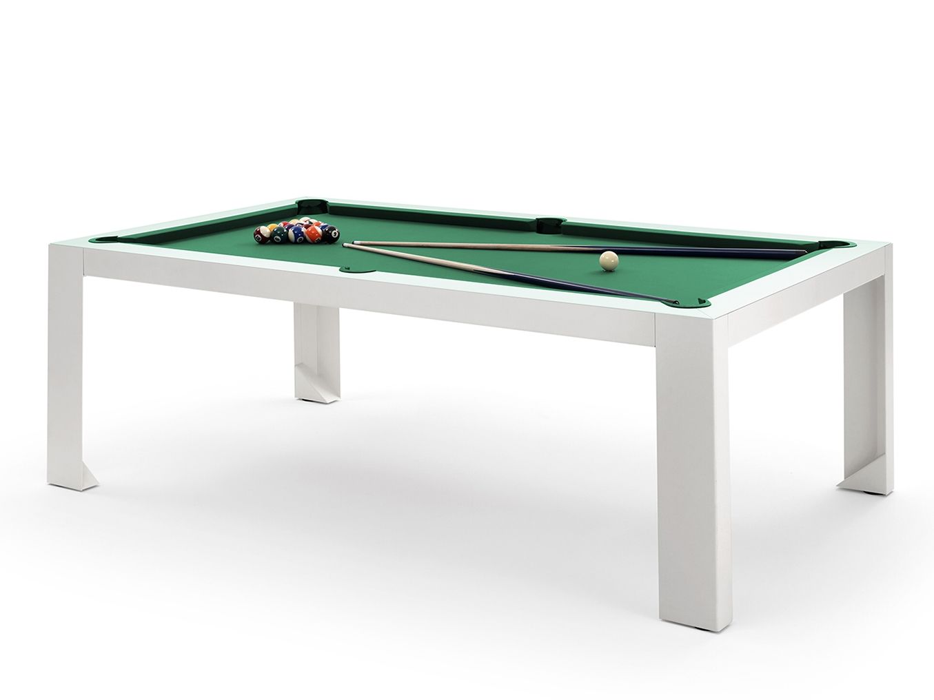 CUBISTA Rectangular wooden and metal pool table By FAS Pendezza ...