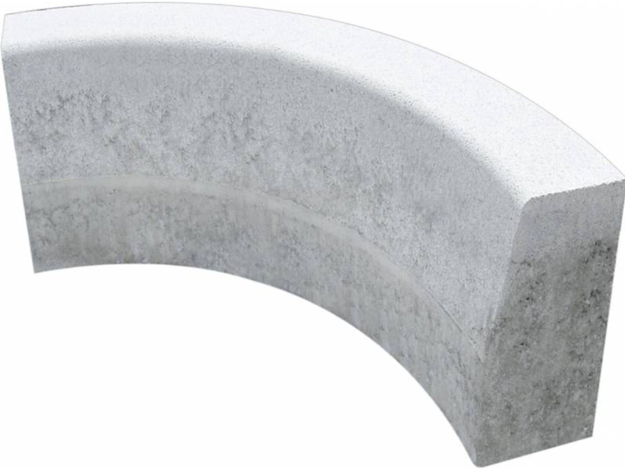 CURVA SAGOMATA CONCAVA R. 50 Street curb By MVB BAGATTINI