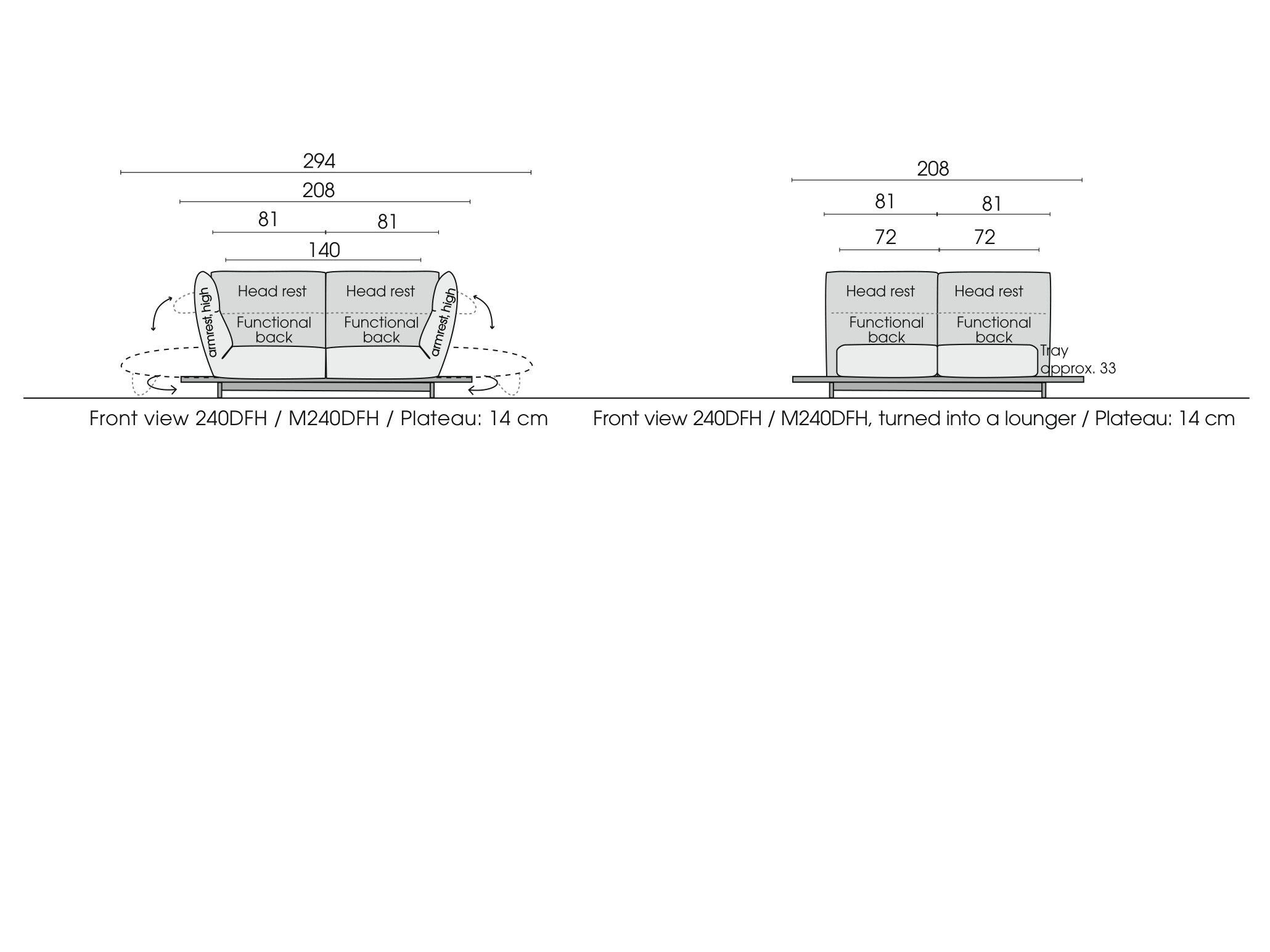NAOS Sofá By Bullfrog