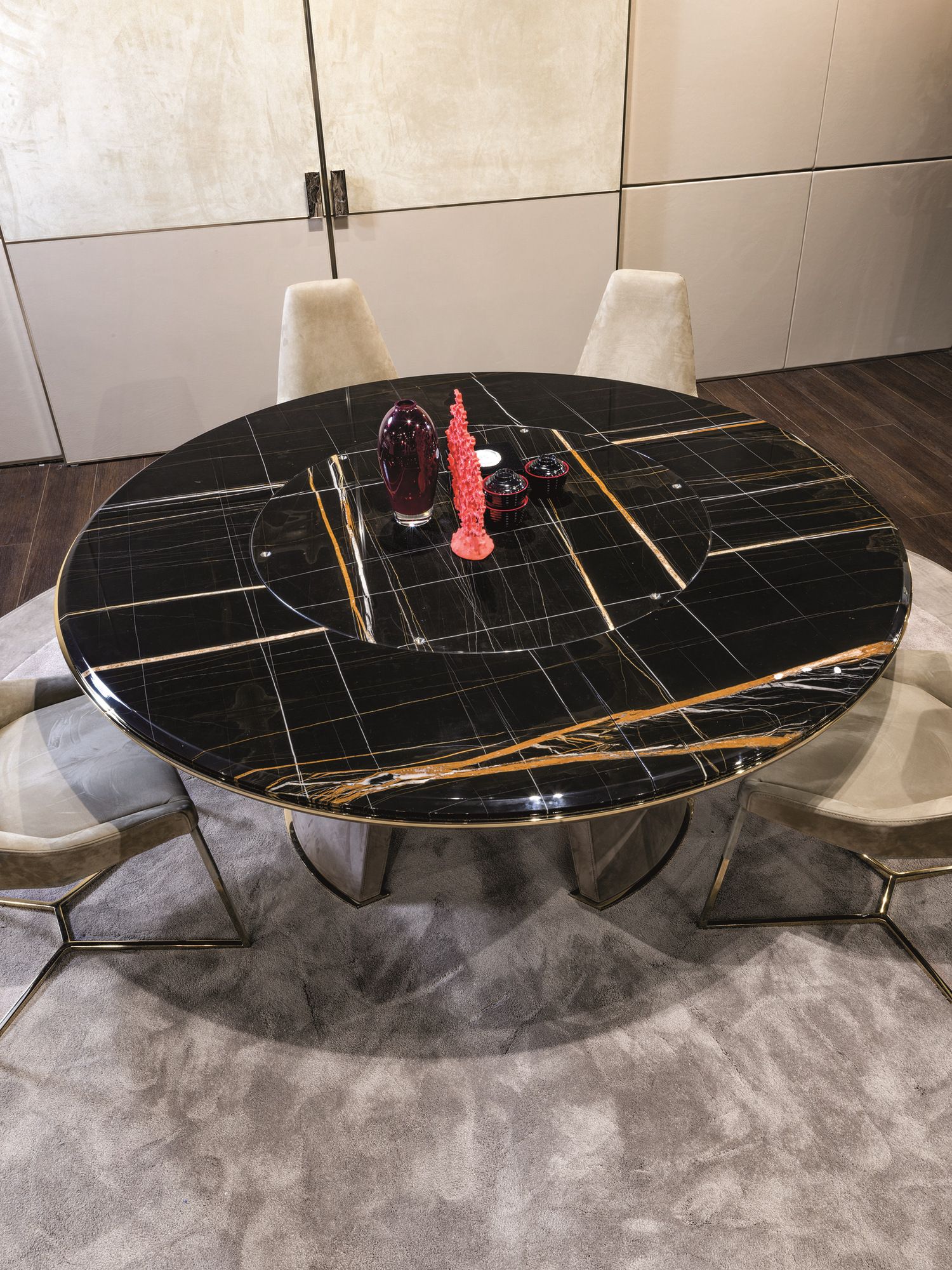DAMIEN | Round table Loveluxe - Illusion Collection By Longhi design ...