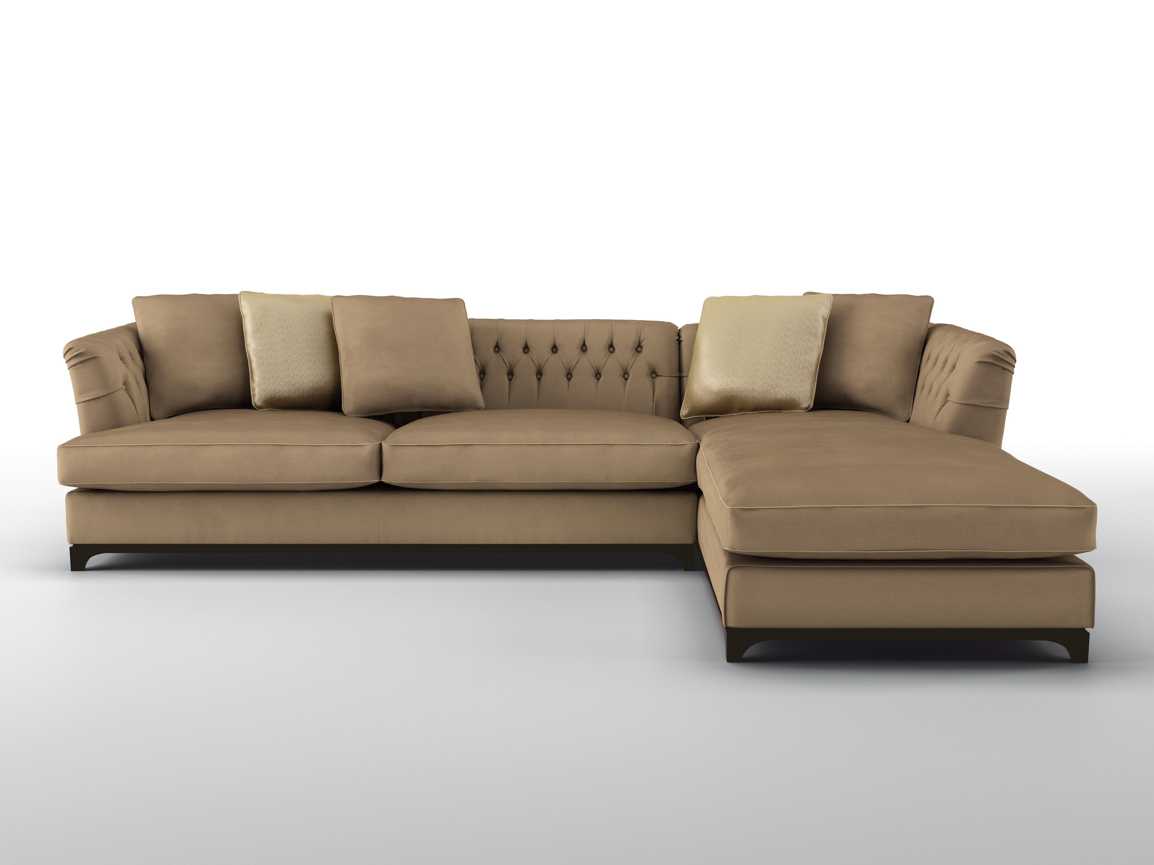 DAVIS Sectional leather sofa By BRUNO ZAMPA
